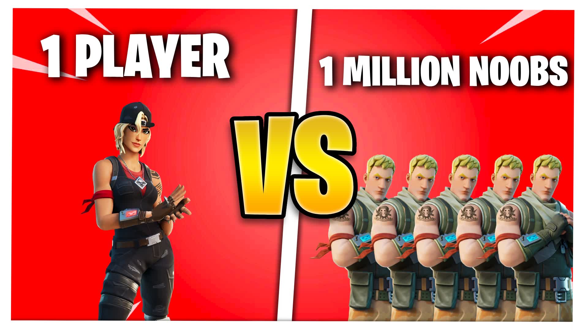 🆕 YOU VS 1 MILLION NOOBS 🤖 8808-4900-9174 by guessing - Fortnite ...