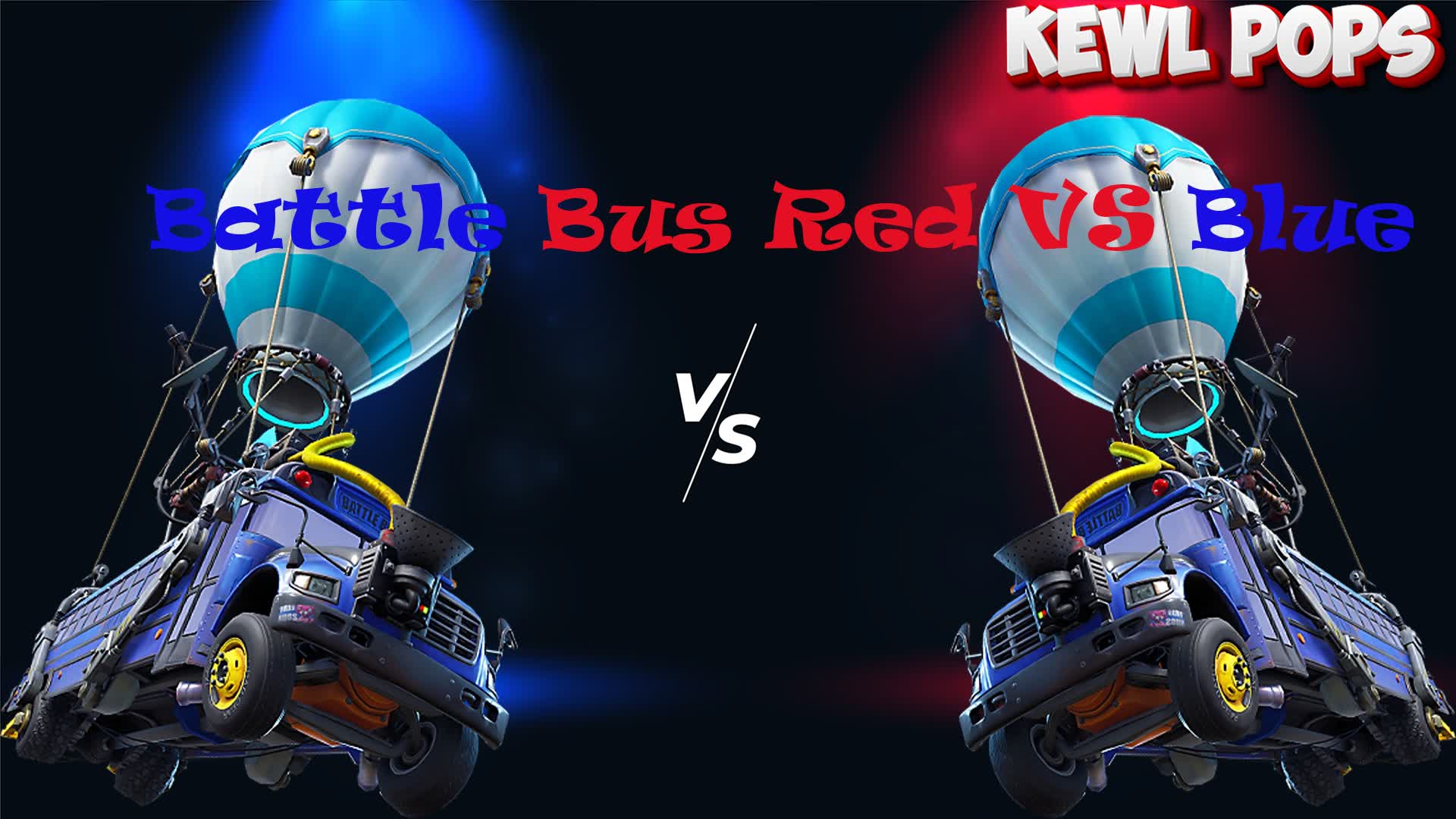 Battle Bus Red Vs Blue 1485-3888-6857 by kewlpops - Fortnite Creative ...