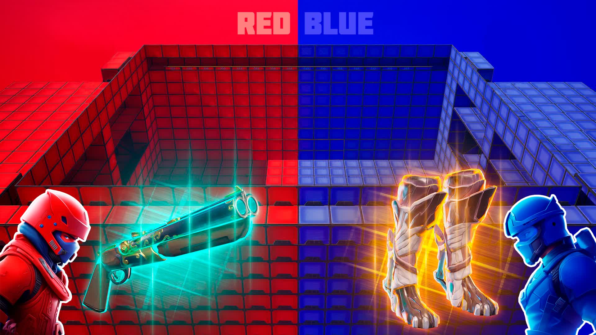 Red vs Blue (No Build) 3959-1552-7747 by jakar - Fortnite