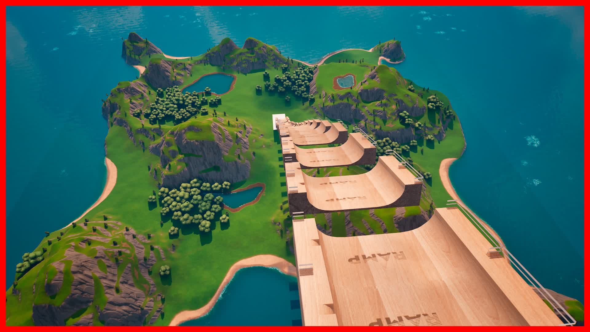 MEGA RAMP RACE 0231-3235-6653 by hacky - Fortnite Creative Map Code - Fortnite.GG