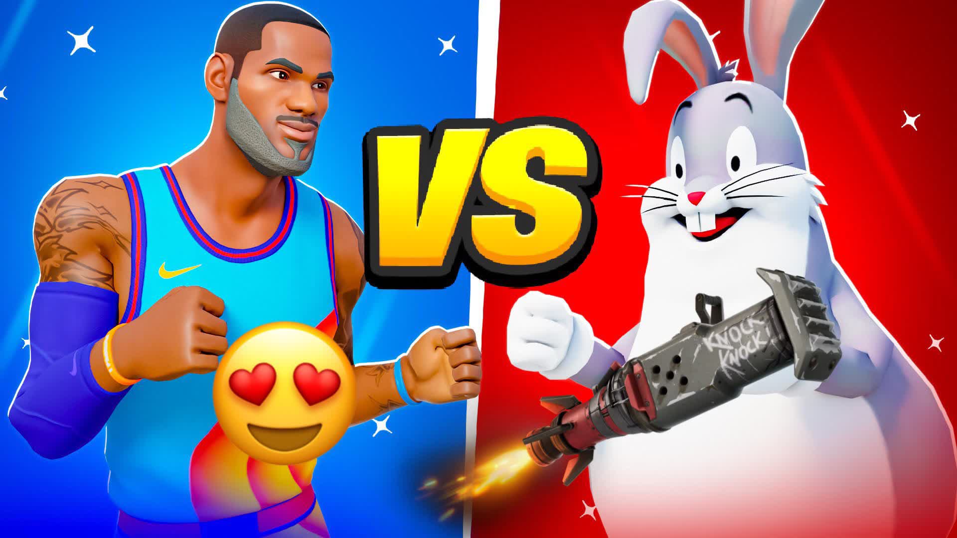🏀 Lebron VS Bunny 🥕 9328-9076-8607 by realnastyy - Fortnite Creative ...