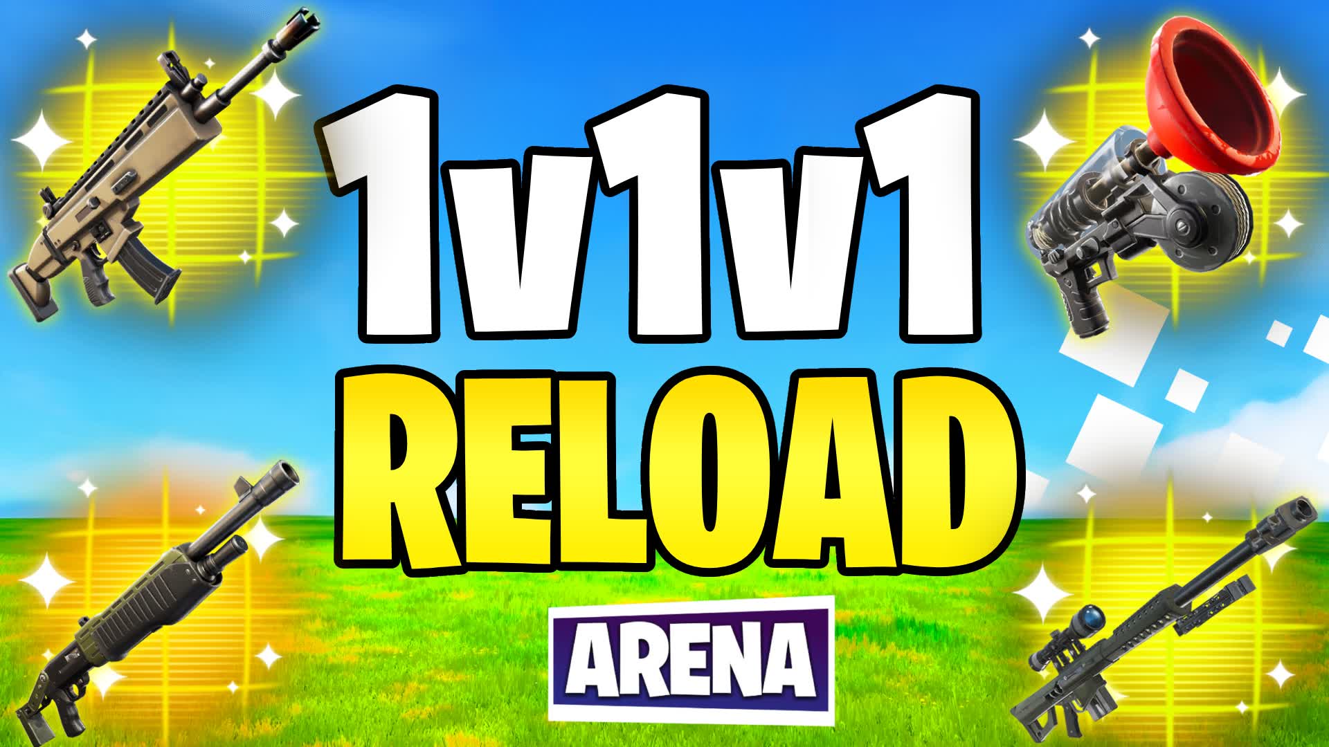 1V1V1 RICARICA 1V1 PVP ARENA FFA 1457-0992-3002 di sxriuzmaps - Fortnite