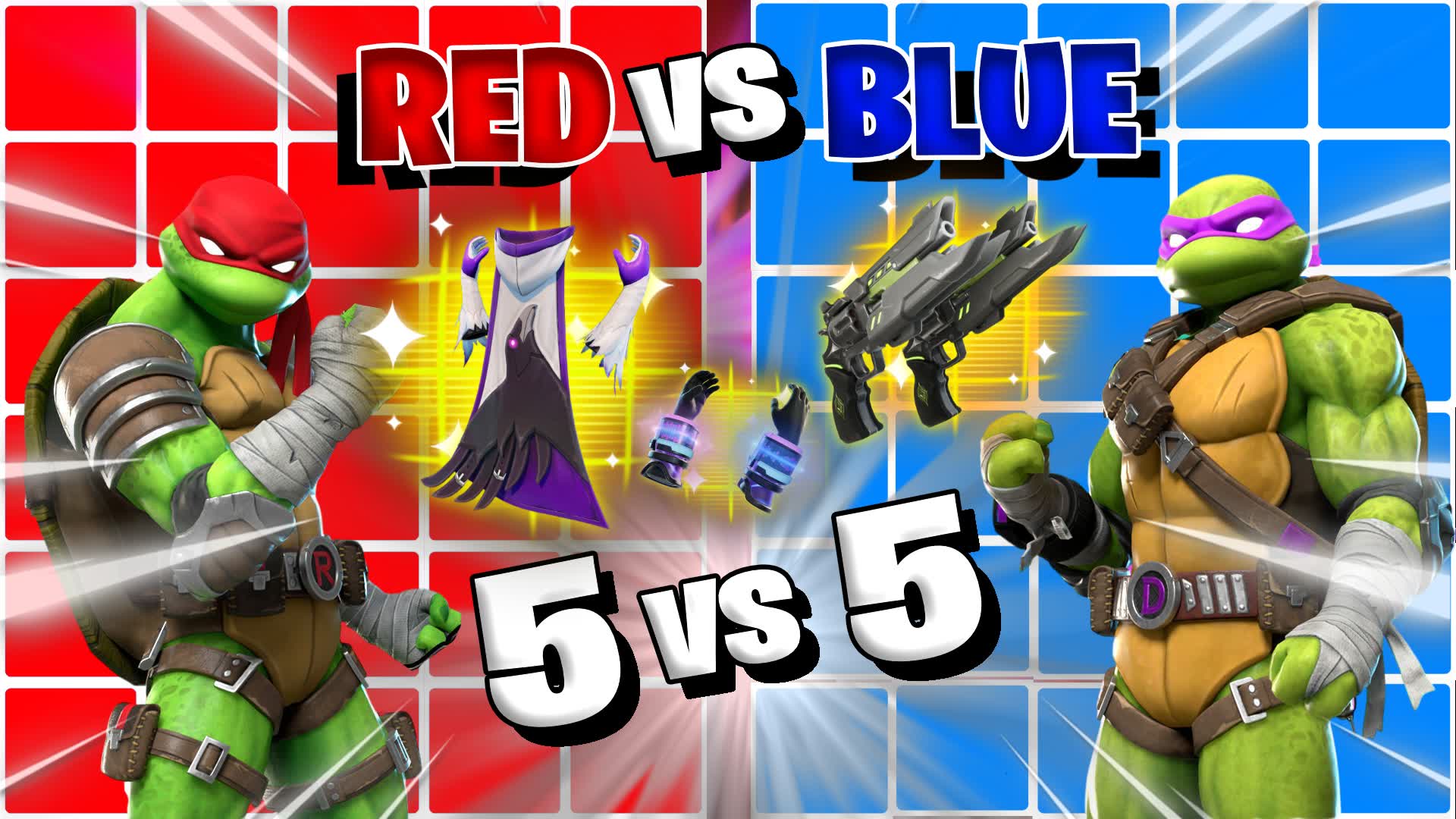 TURTLE RED VS BLUE 1700-2870-7181 by furypxl - Fortnite