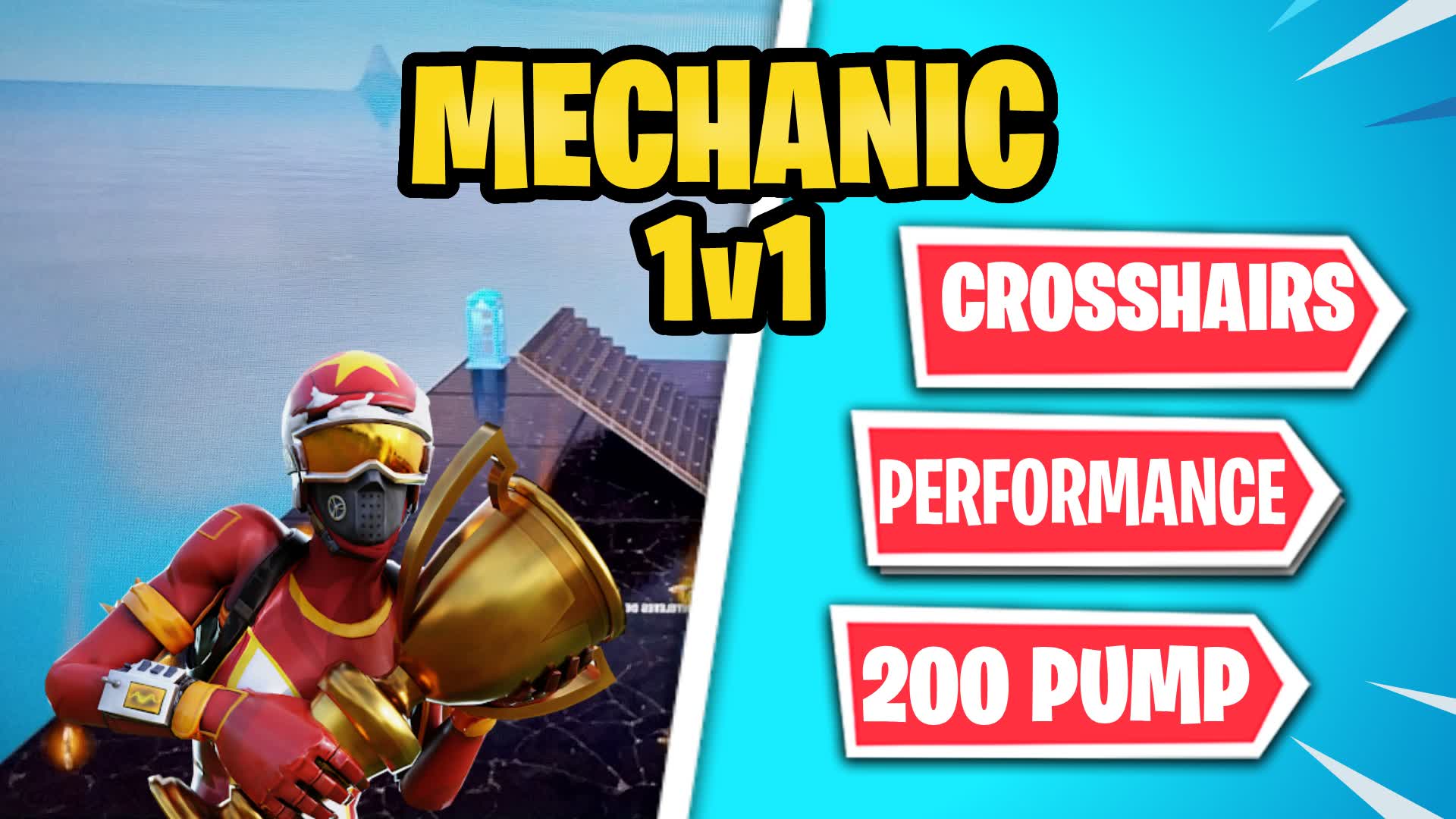MECHANIC 1v1 0343-9764-4774 by aroma - Fortnite Creative Map Code ...