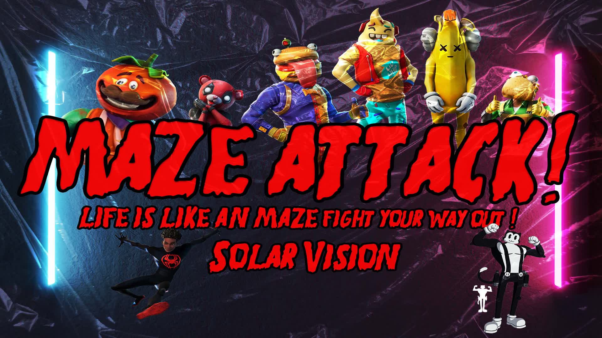 MAZE ATTACK! 2588-0384-3987 by solarvision - Fortnite Creative Map Code ...