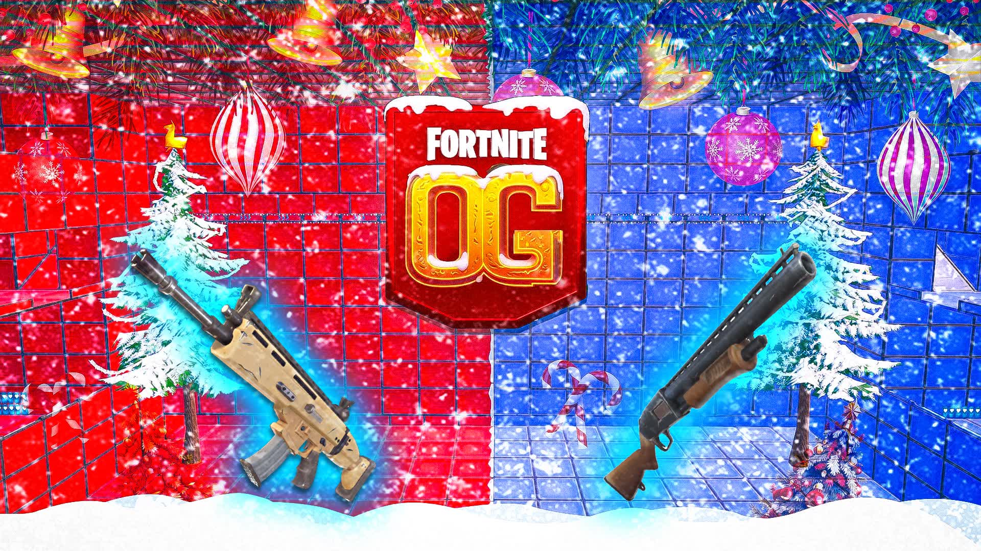 🎄🎅 MEGA CHRISTMAS RED VS BLUE 🔴🔵 3948-7465-5258 by boaz-uefn - Fortnite ...