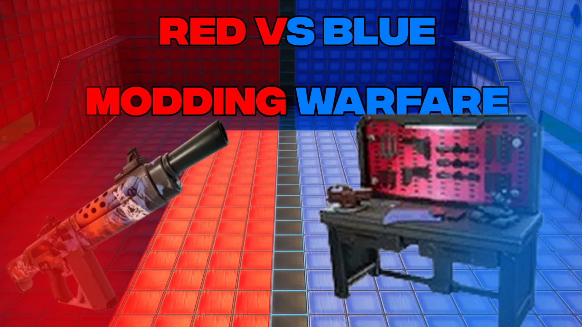 Red VS Blue: MODDING WARFARE 2468-9013-3274 by rand0 - Fortnite