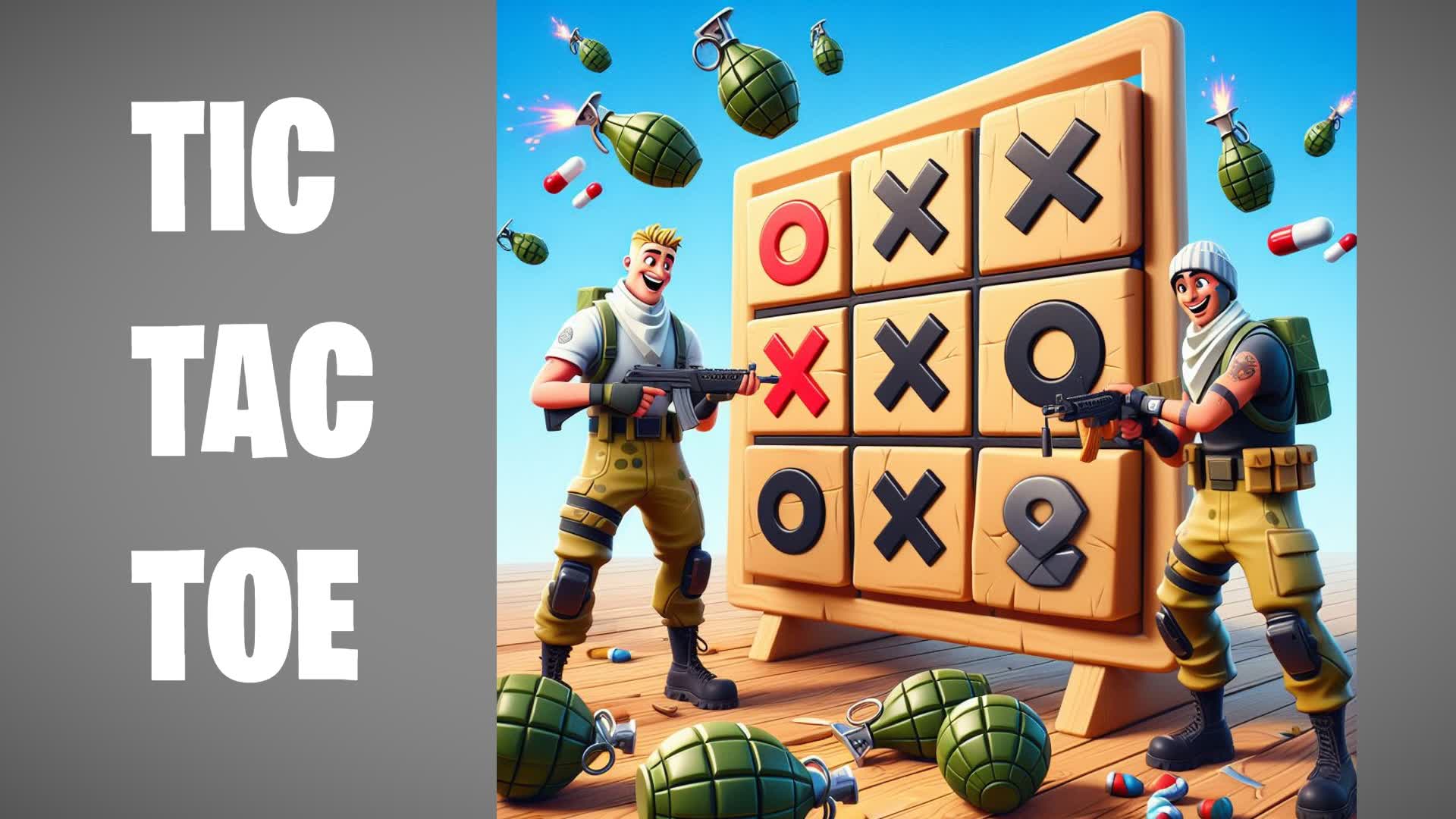 TIC TAC TOE 6397-5056-7062 by salvador - Fortnite Creative Map Code ...