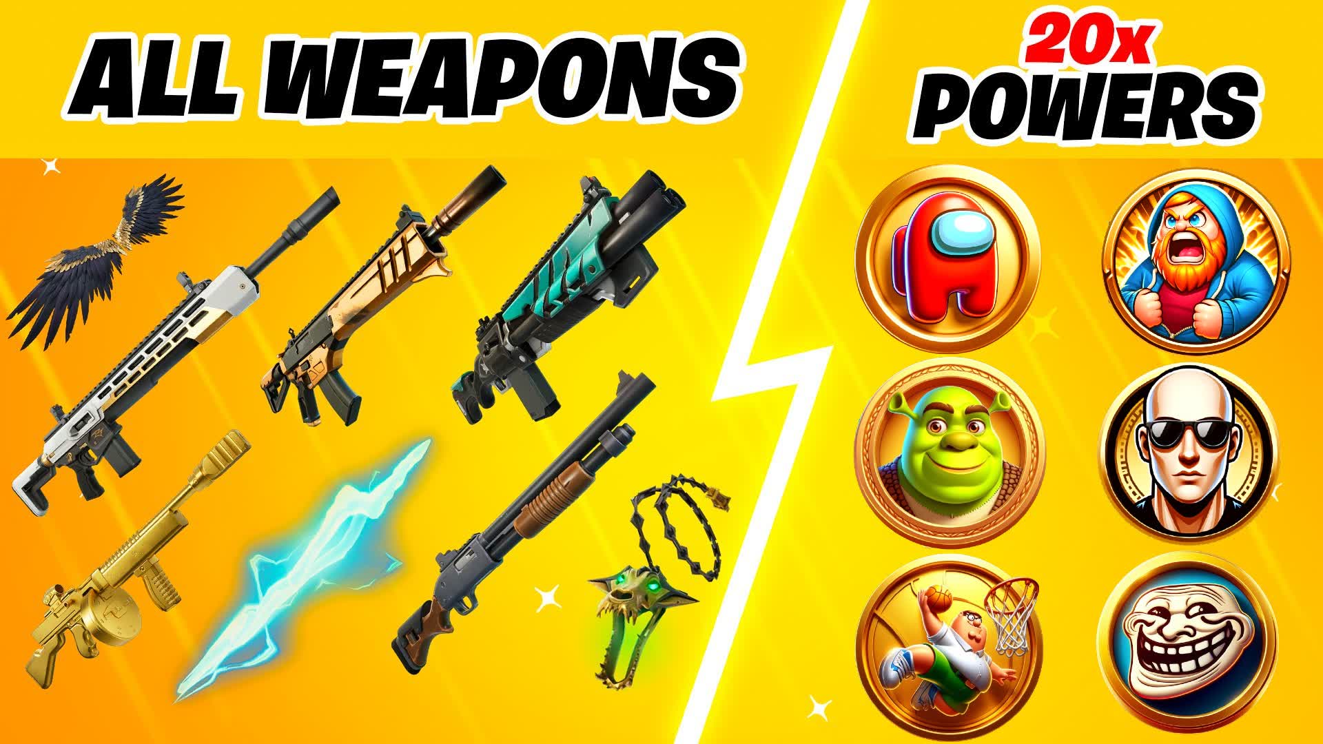 😂meme Power Pit Ffa💥 9465 4360 2892 من ابتكار Oura Fortnite