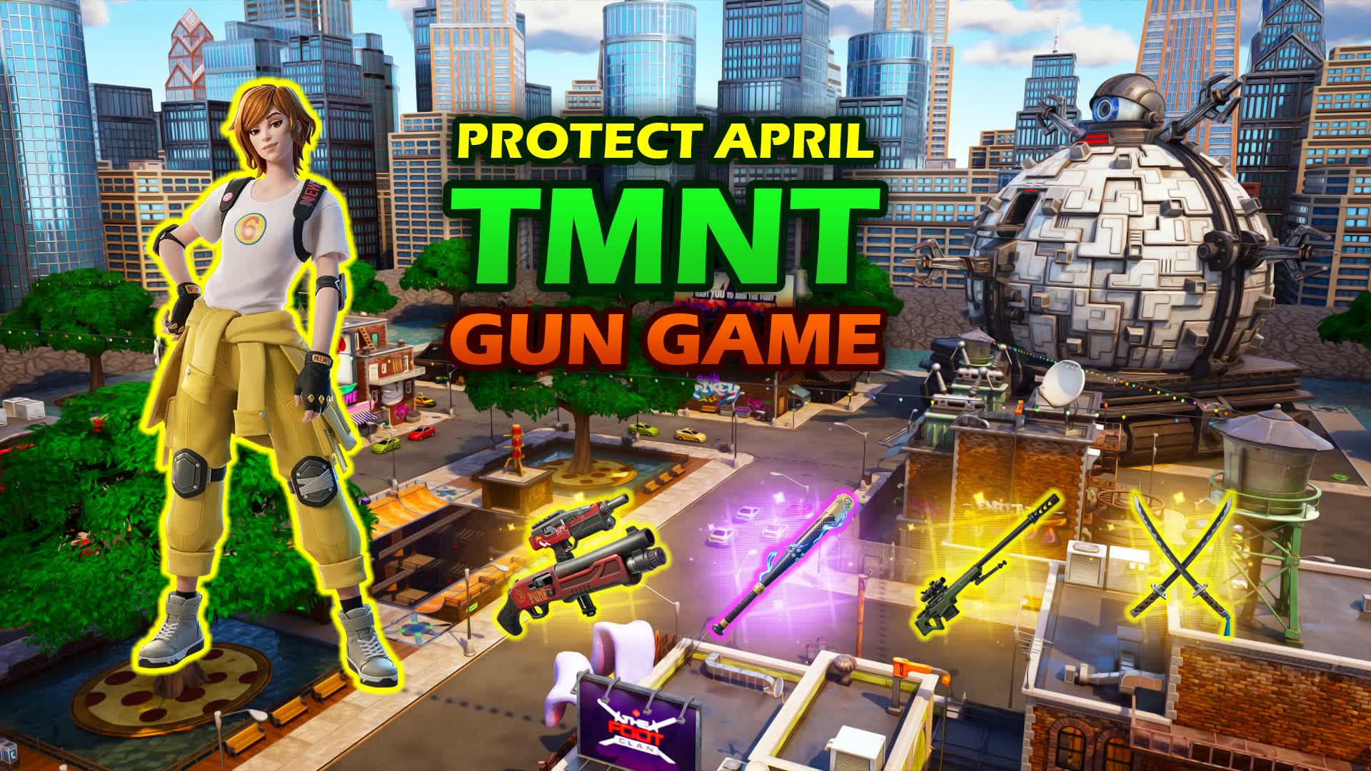 Foot Clan 🔫 Gun Game 0159-3576-4769 by locutus - Fortnite Creative Map ...