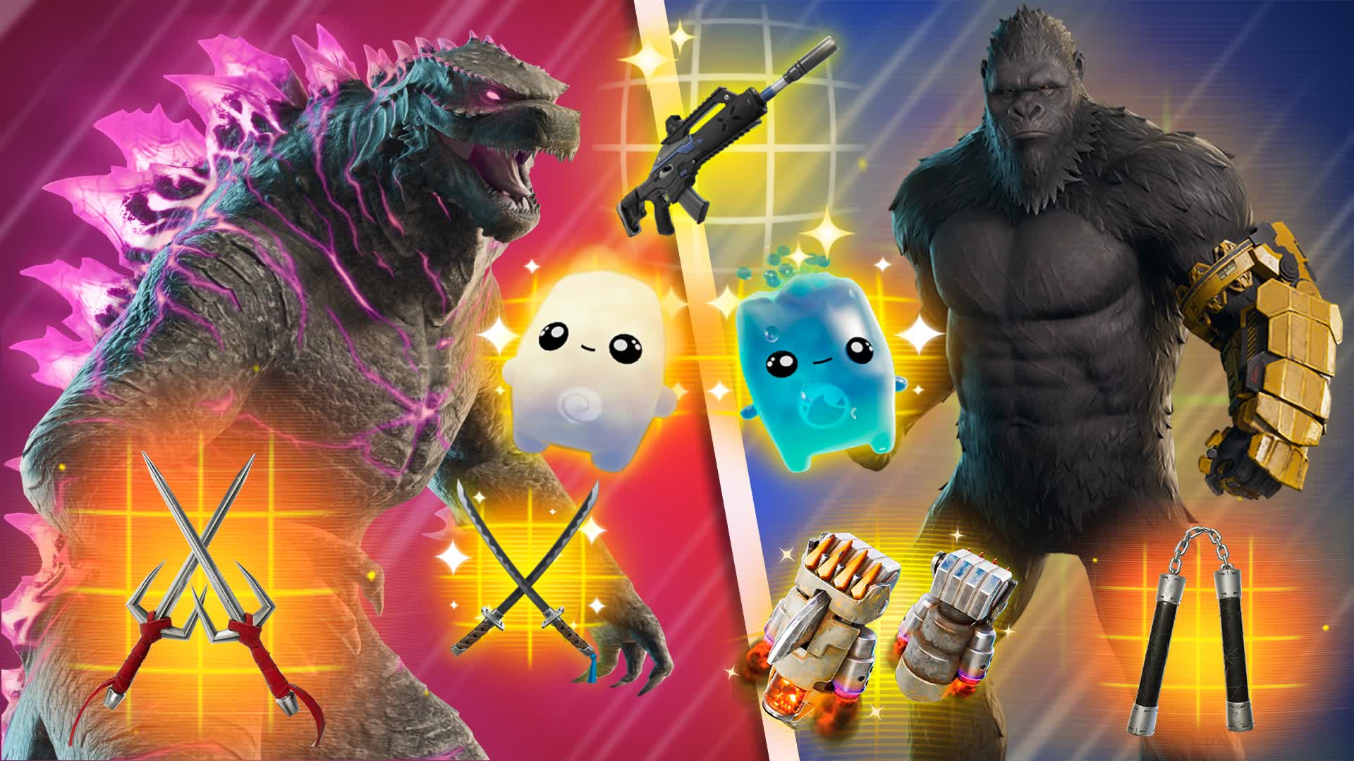 THE RED VS BLUE 🔴🔵 GODZILLA x KONG🔥 3662-9947-6644 by fnalex - Fortnite Creative Map Code ...