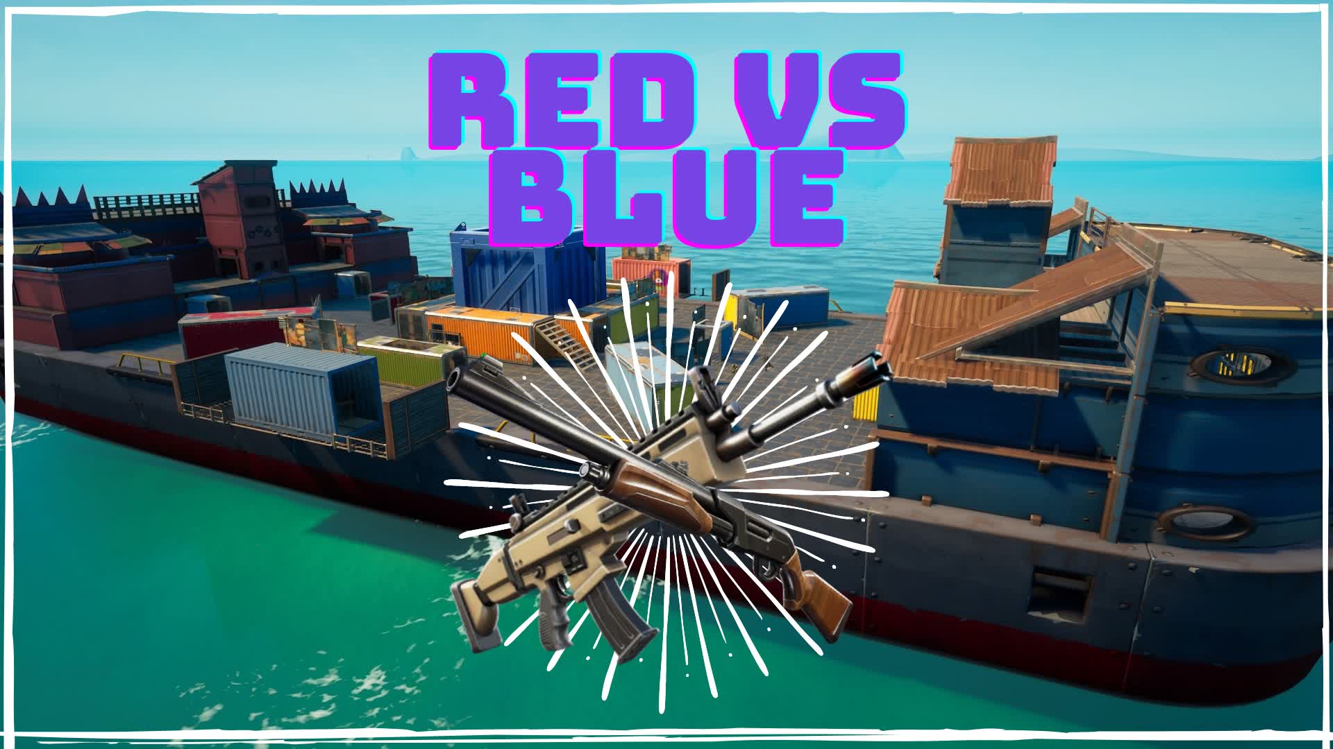 Red vs Blue: Cargo War 1433-7876-4879 by tl-lupyon - Fortnite Creative ...