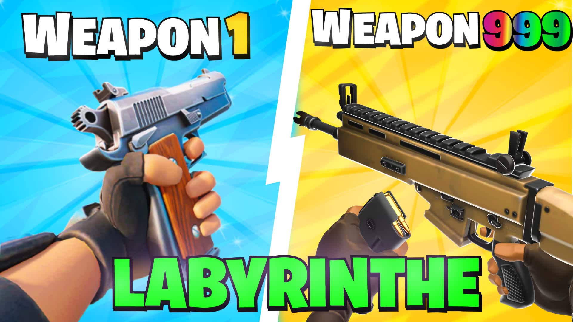 🔫 LABYRINTH GUN GAMES 🔫 0027-4399-5715 by onistudio - Fortnite Creative ...