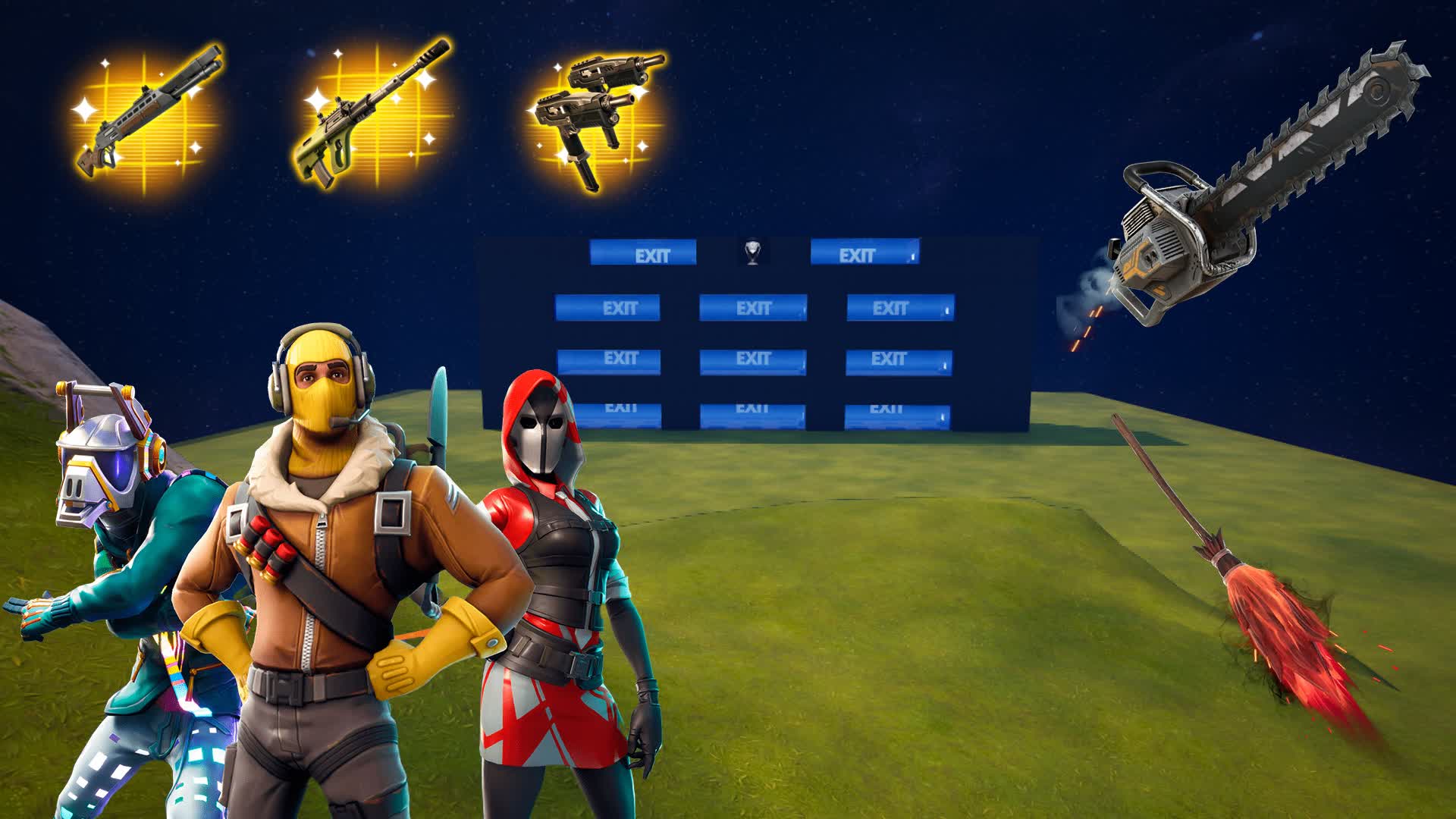 🔥 TRIO 🔥 ZONEWARS (32 PLAYERS) 8697-5499-7945 by 247hf - Fortnite ...