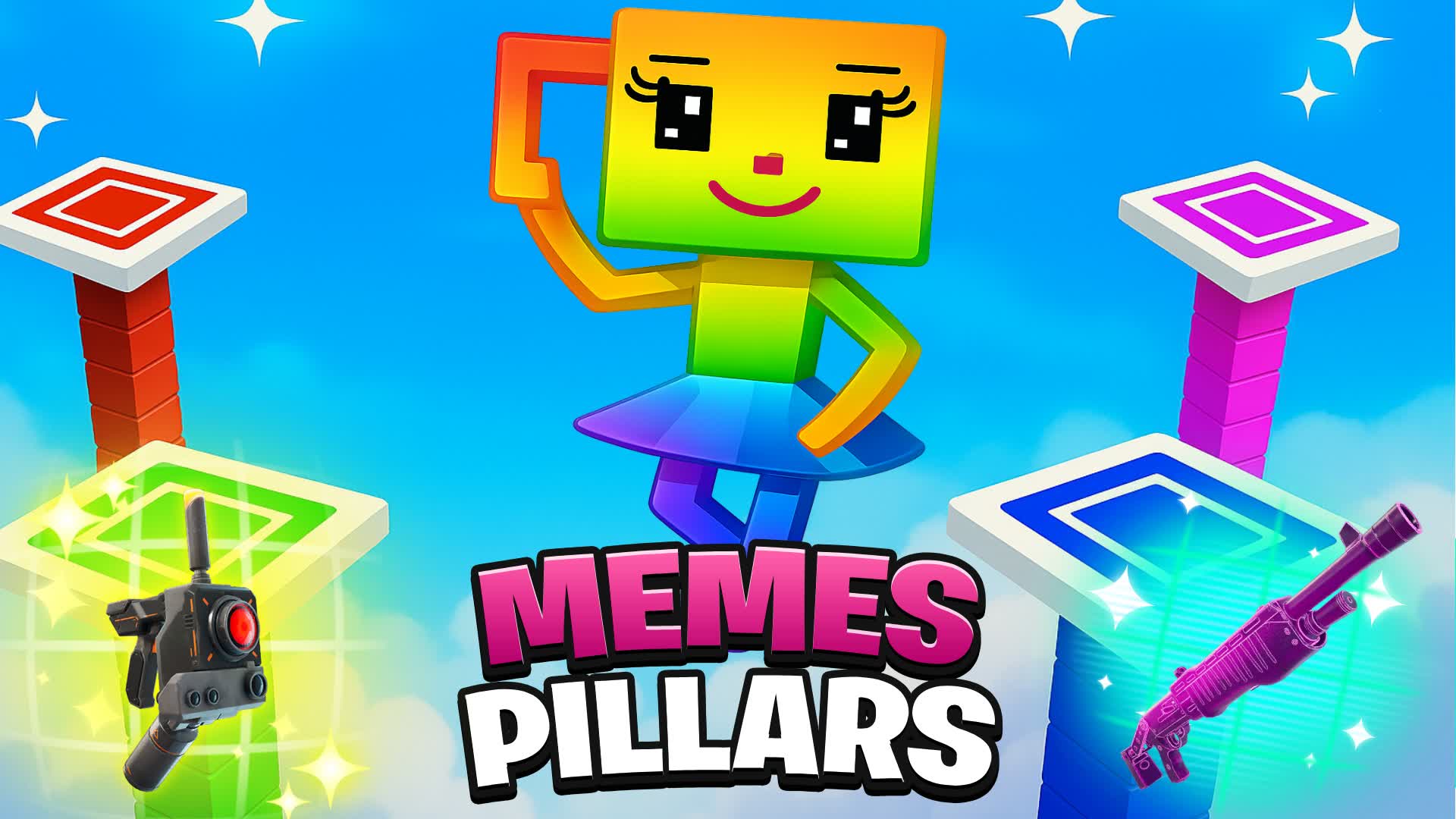 MEMES PILLARS 4022-0464-1926 by gxmaps - Fortnite
