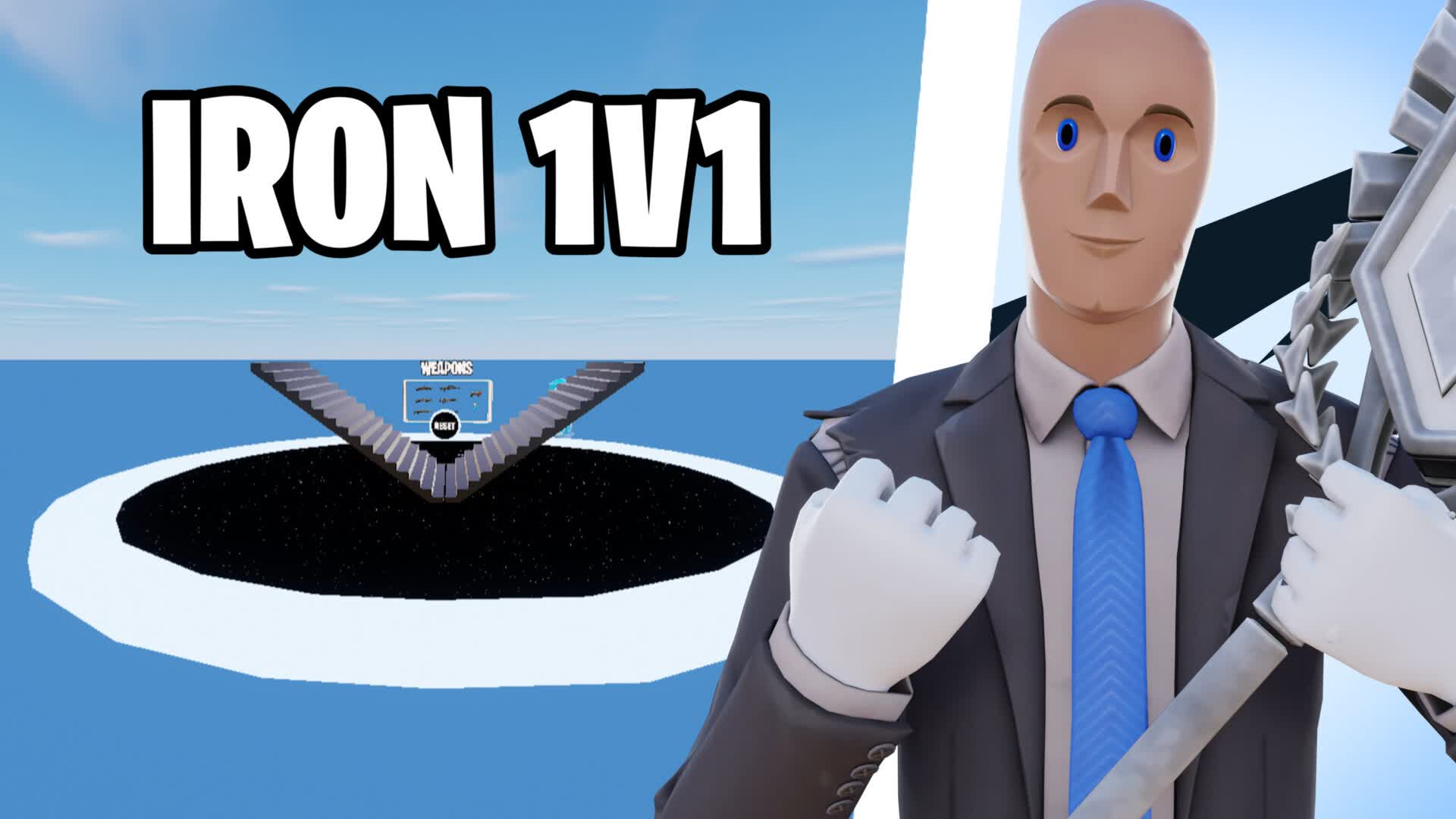 IRON 1V1 BUILD FIGHT 4198-5448-0977 by zhelix - Fortnite Creative Map ...