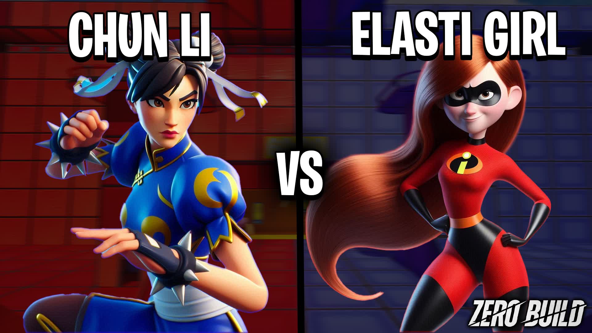 ELASTI GIRL VS CHUN LI 💯 ZERO BUILD🔴🔵 6500-5755-8086 من ابتكار snowarmy ...
