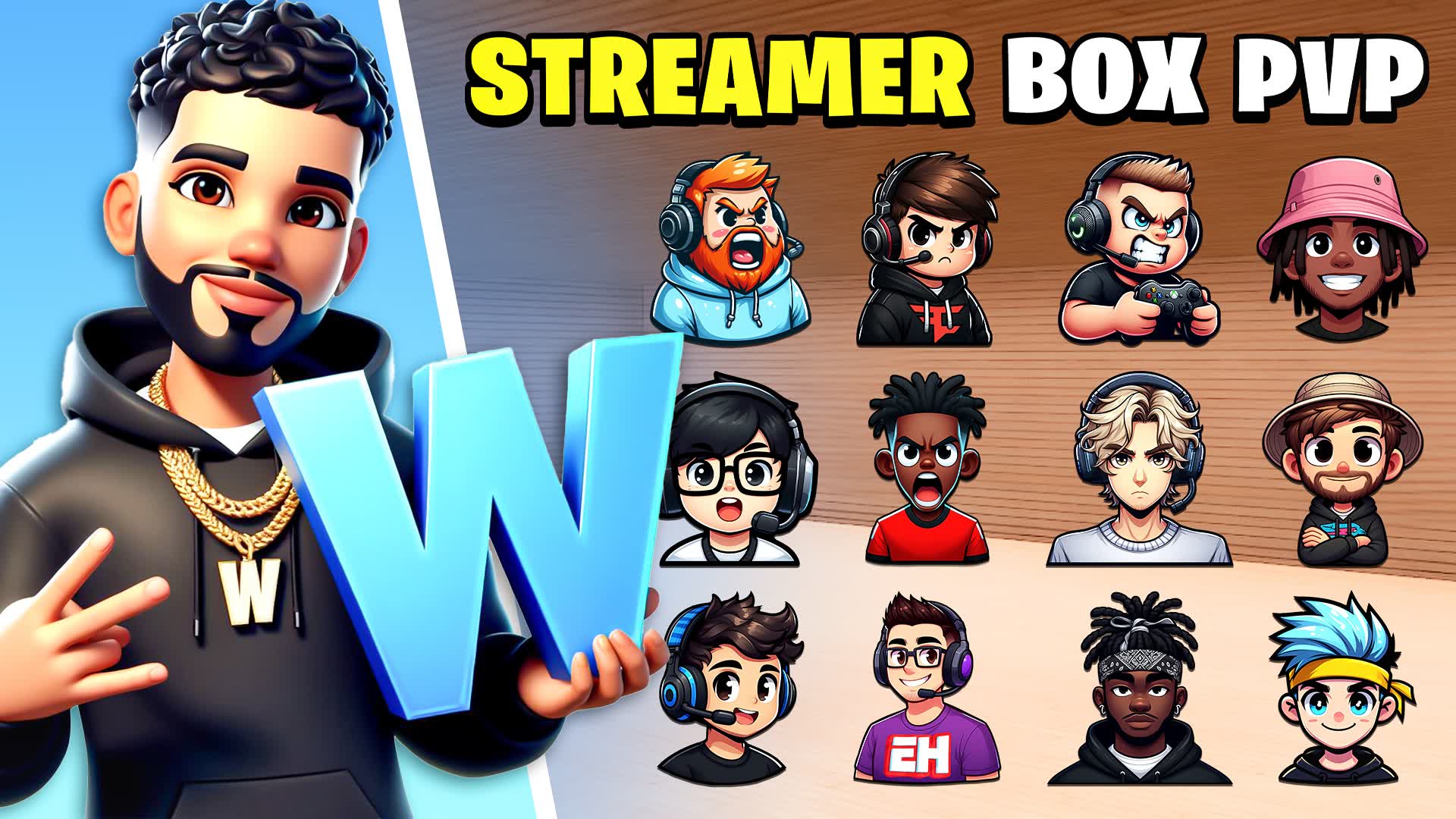 🎥STREAMER BOXFIGHTS📦 6366-4322-8522 by jukezx - Fortnite Creative Map ...