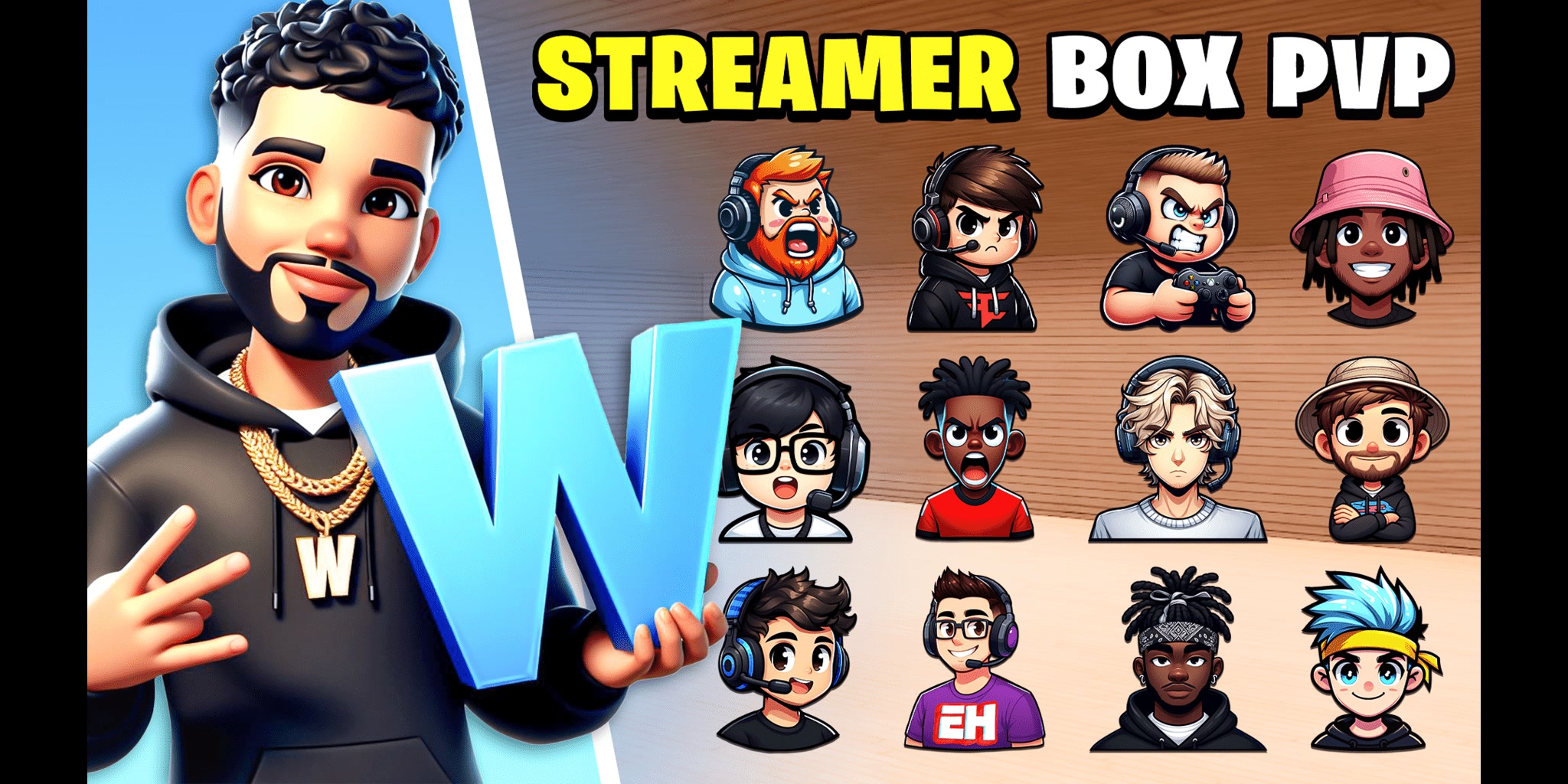 🎥STREAMER BOXFIGHTS📦 6366-4322-8522 by jukezx - Fortnite Creative Map ...