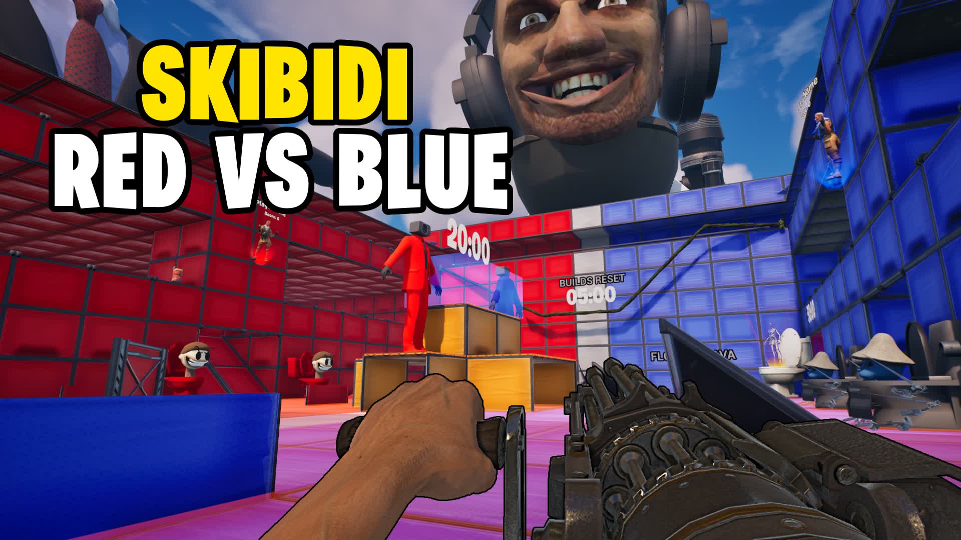 🗿SKIBIDI TOILET VS CHILL GUY🚽 1730-2112-0793 by pudva - Fortnite Creative Map Code - Fortnite.GG