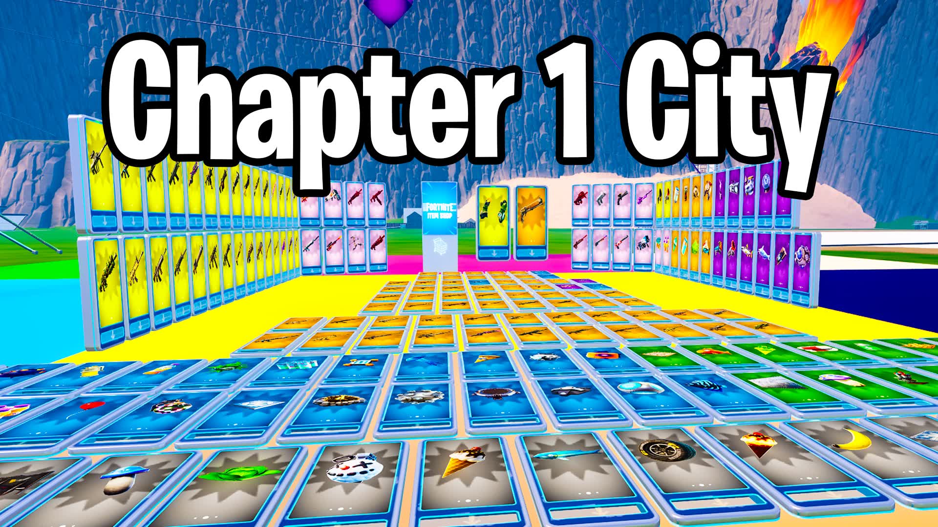 🆕CHAPTER 1 CITY - ALL GUNS&CARS🌄 3159-2476-1013 by zigi - Fortnite ...