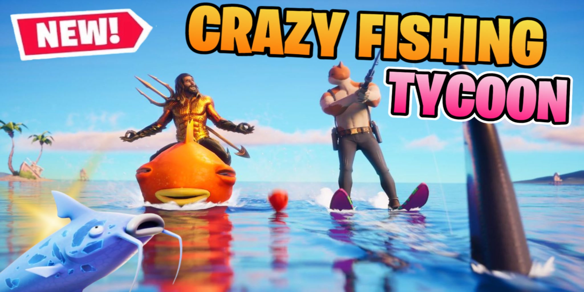 Crazy Fishing Tycoon 1943-2278-3994 by axelvag - Fortnite Creative Map Code - Fortnite.GG