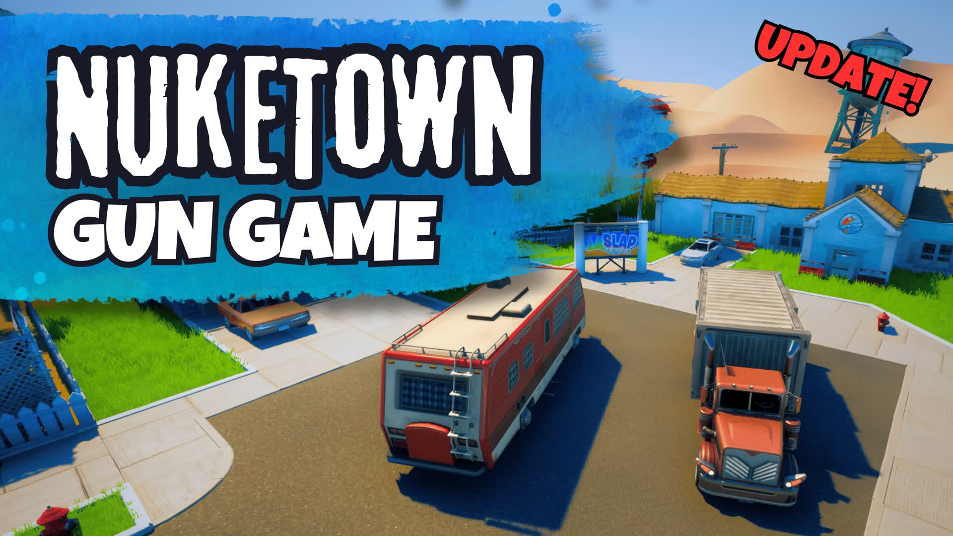 Nuketown - Gun Game ⭐ 3109-1320-1845 by uhcocoa - Fortnite Creative Map Code - Fortnite.GG
