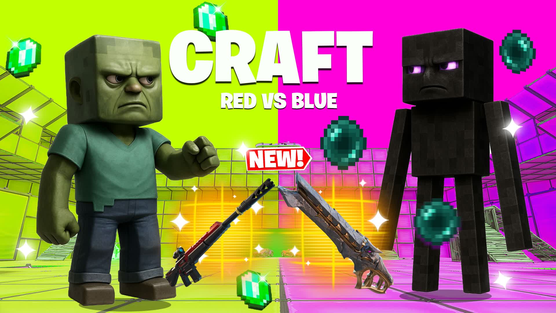 MEGA CRAFT RED VS BLUE🔴🔵 3717-8500-0947 by amazingmaps - Fortnite ...