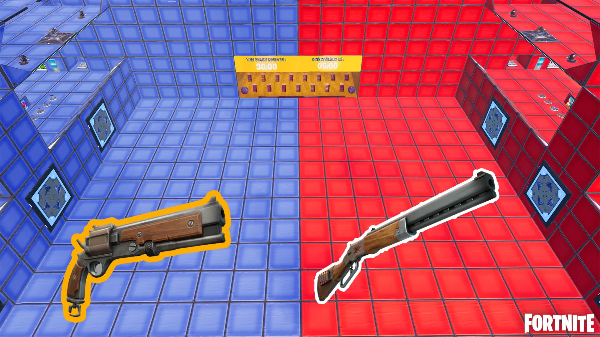 AMAZING 🔴 RED VS BLUE 🔵 0205-1951-4332 by russie - Fortnite Creative ...