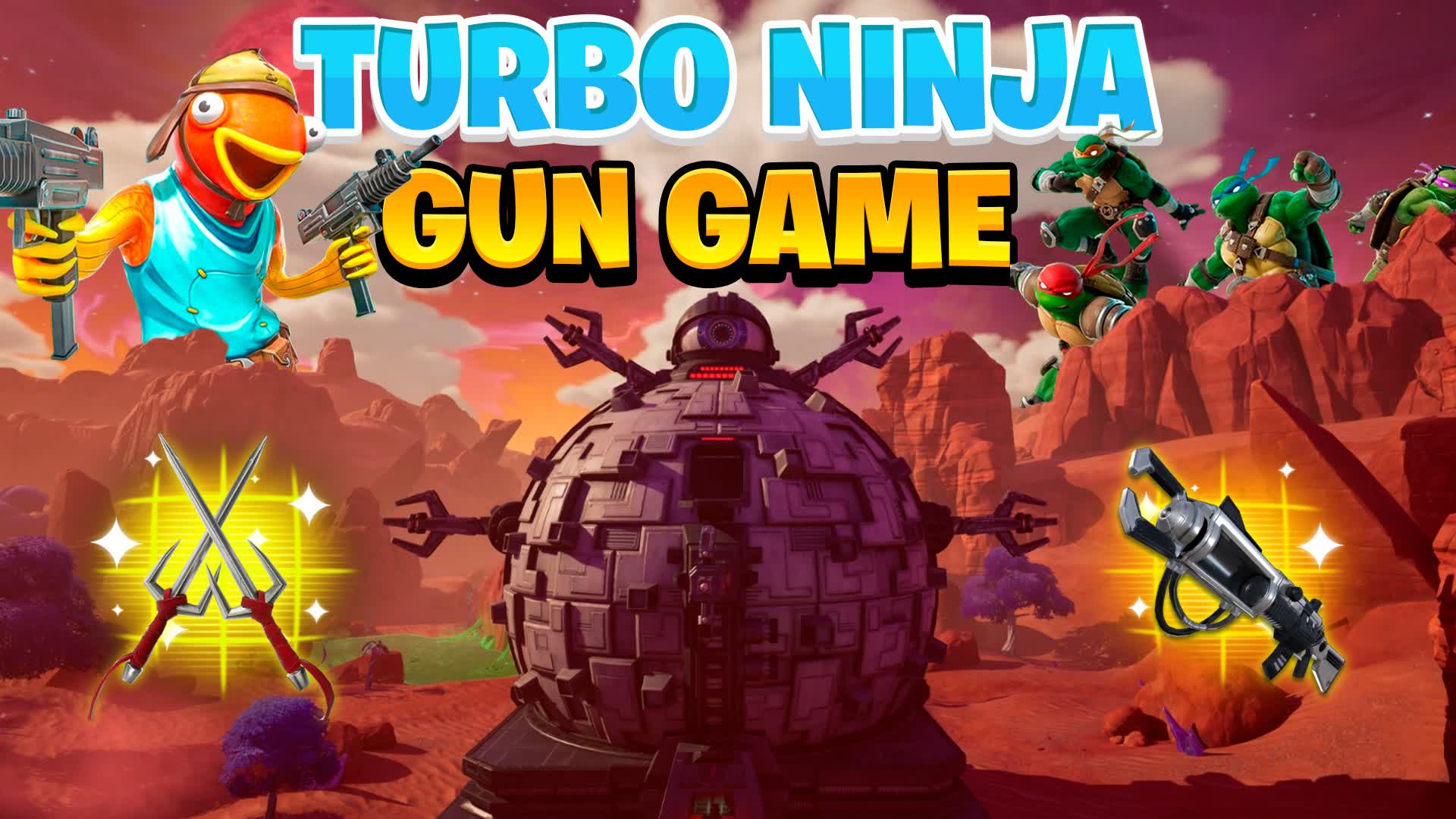 Turbo Ninja Gun Game 🔫⚡[NIXIL] 9422-3840-1570 by nixil - Fortnite ...
