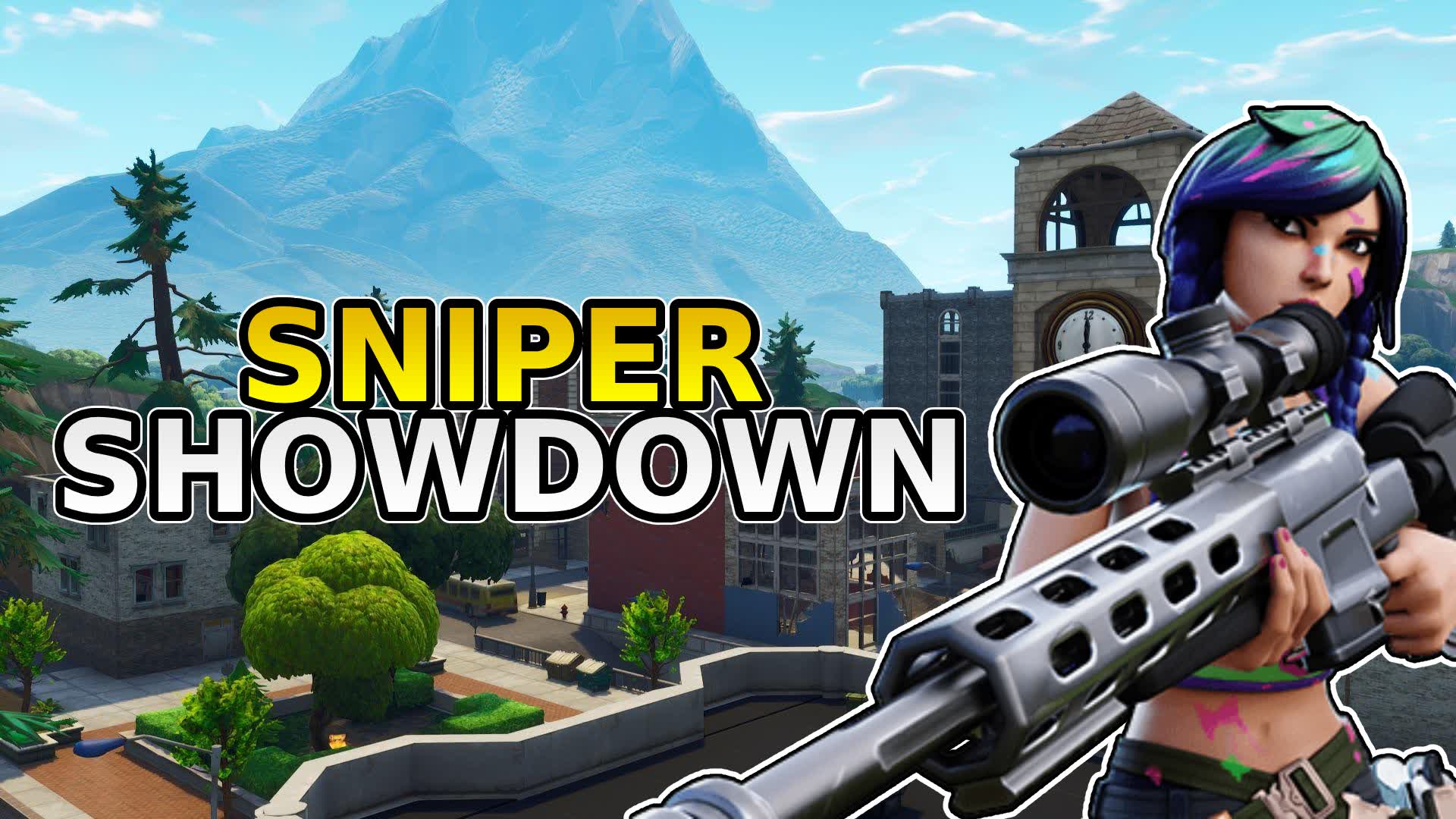 SUPER SNIPER SHOWDOWN 🎯 TILTED TOWERS🏢 0676-2784-7887 von 1valenfps ...