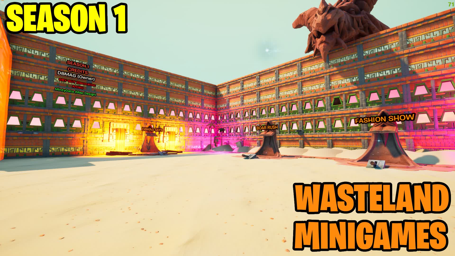 SEASON 1: WASTELAND MINIGAMES 1861-8203-7913 by d8mag - Fortnite ...