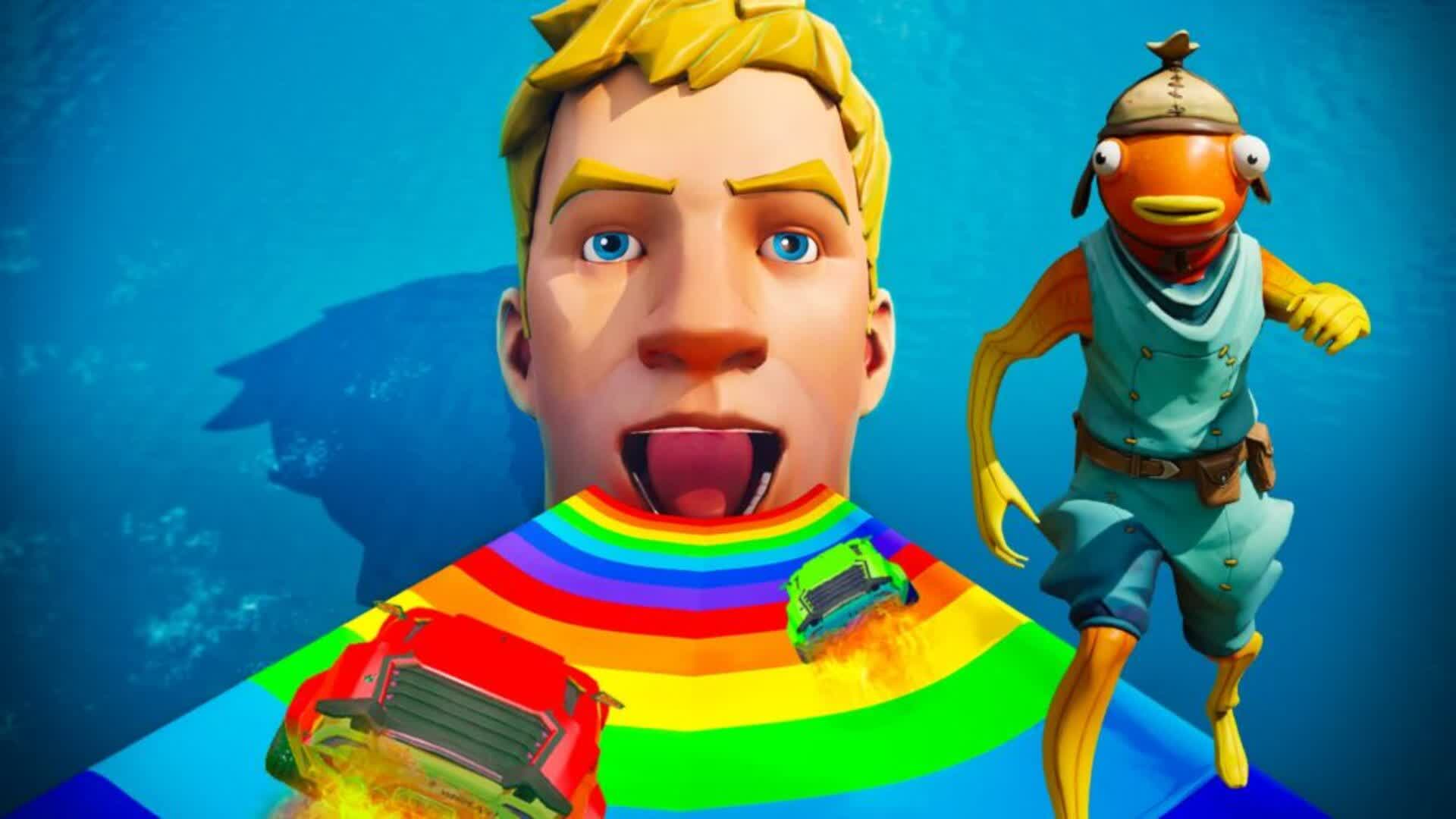 🌈RAINBOW WARS🆕 8358-3068-5768 by kason7 - Fortnite Creative Map Code ...