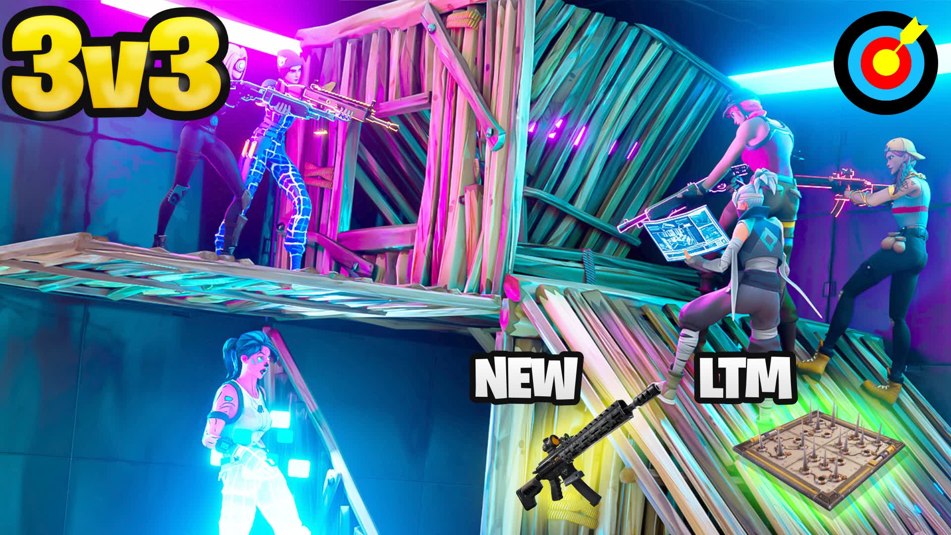 Piece Control 3v3 🎯 6366-6217-9042 by bullseye - Fortnite Creative Map ...