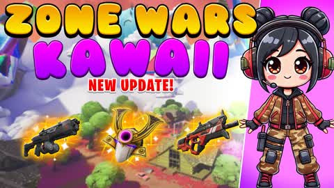 KAWAII ZONE WARS UwU 2786-8568-5103 by zetx - Fortnite Creative Map ...