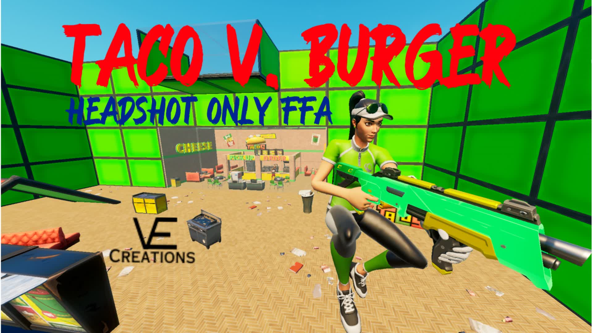 Taco v. Burger Headshot Only FFA 9265-5981-0679 by rylynn - Fortnite.GG