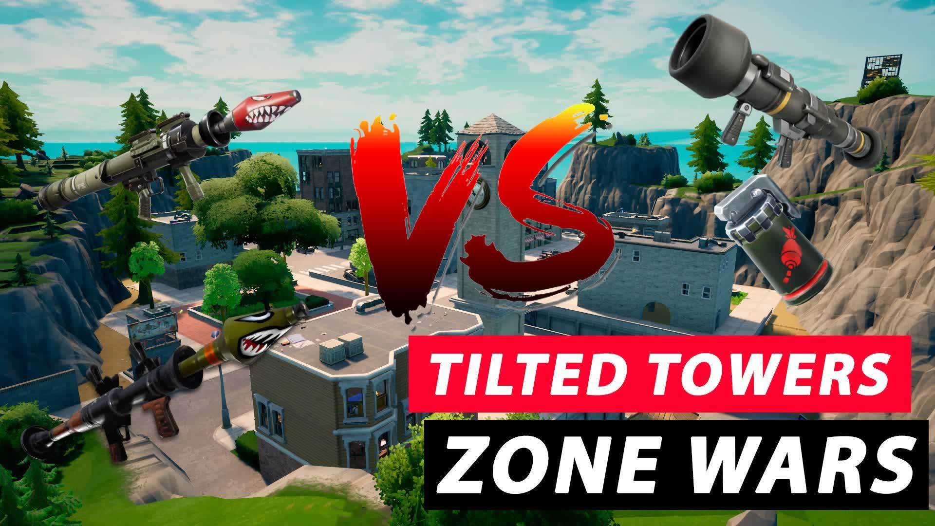 Tilted Towers Zonewars High Explosives 8671-9713-5070 by dreamwave - Fortnite Creative Map Code ...