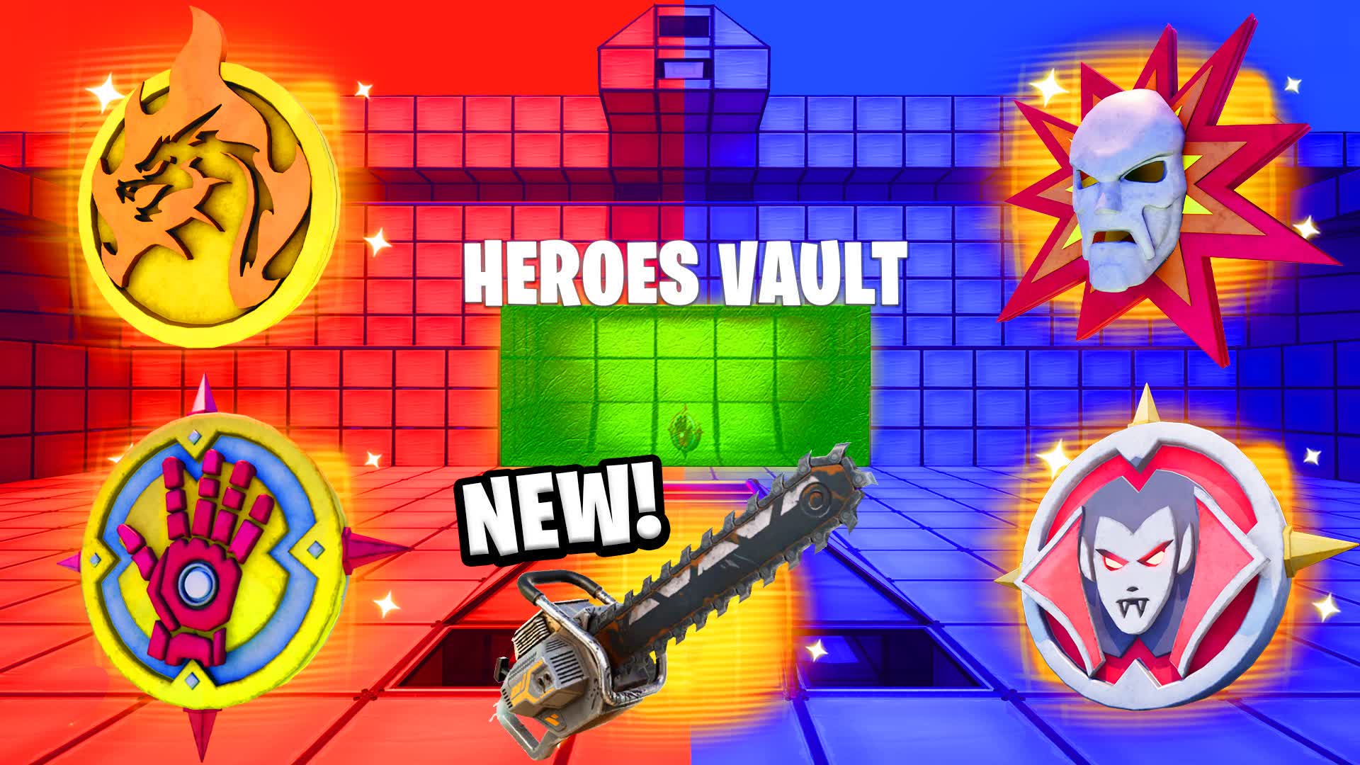 POWER RED VS BLUE HERO MEDALLIONS🔴🔵 8179-4863-2409 by chelofn ...