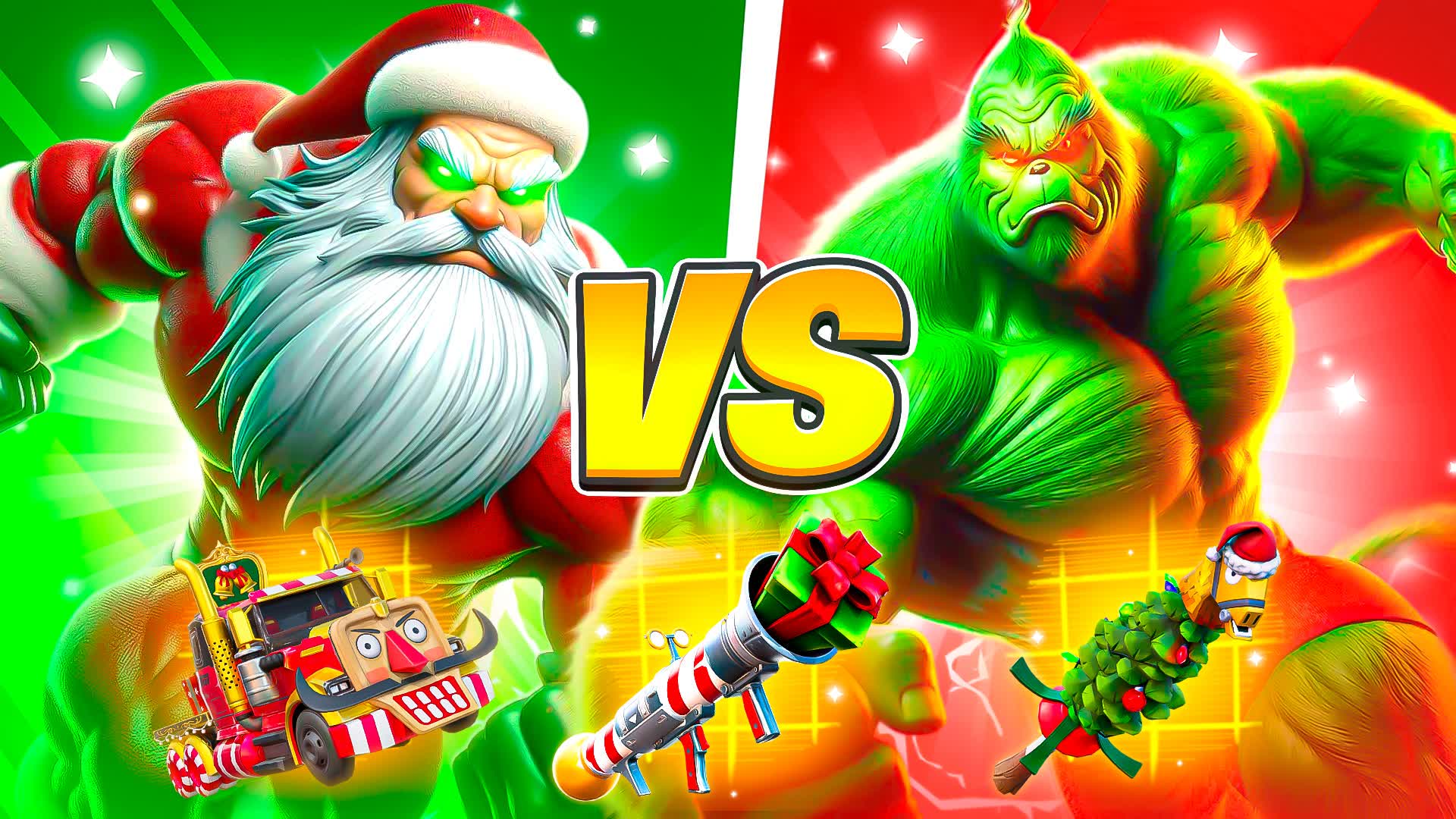 🎅 SANTA VS GRINCH 🐸 4994-9220-5517 by rockygift - Fortnite Creative Map ...