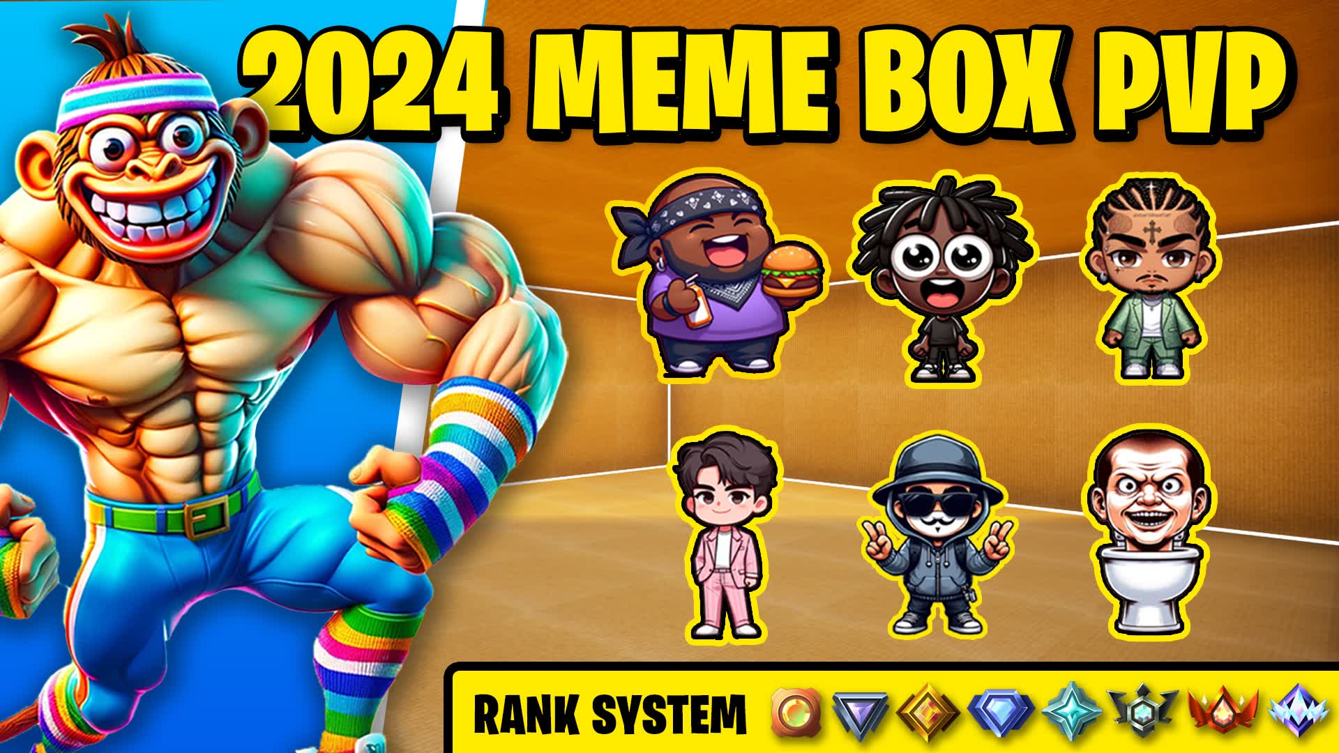 2024 Meme Box PVP 1431-0904-3607 by tcfbuilds - Fortnite Creative Map ...