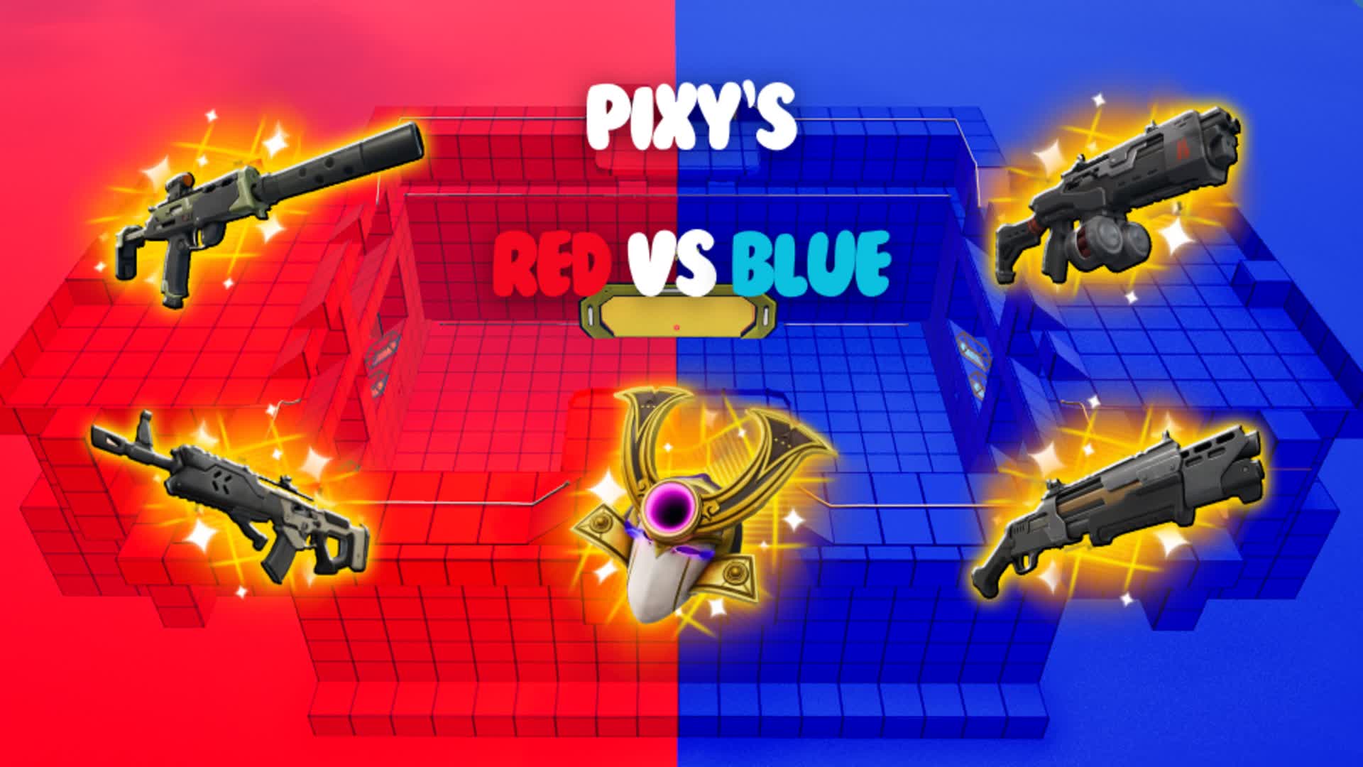 PIXY'S RED VS BLUE 🔴🔵 0874-3121-7715 by pixy777 - Fortnite Creative Map Code - Fortnite.GG