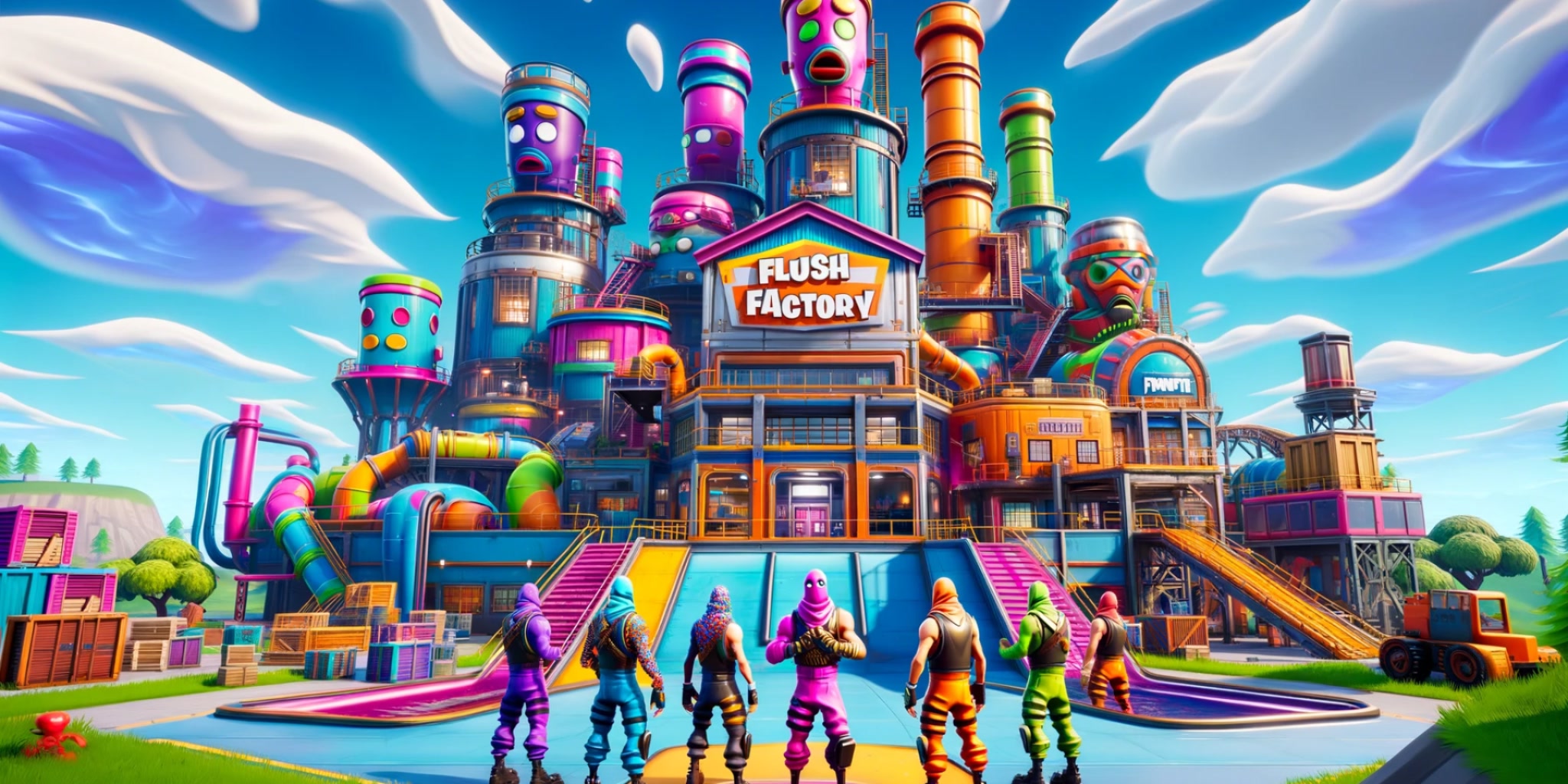 Flush Factory Heist 🚨🔑 8662-2521-1640 by drygerrise - Fortnite Creative ...