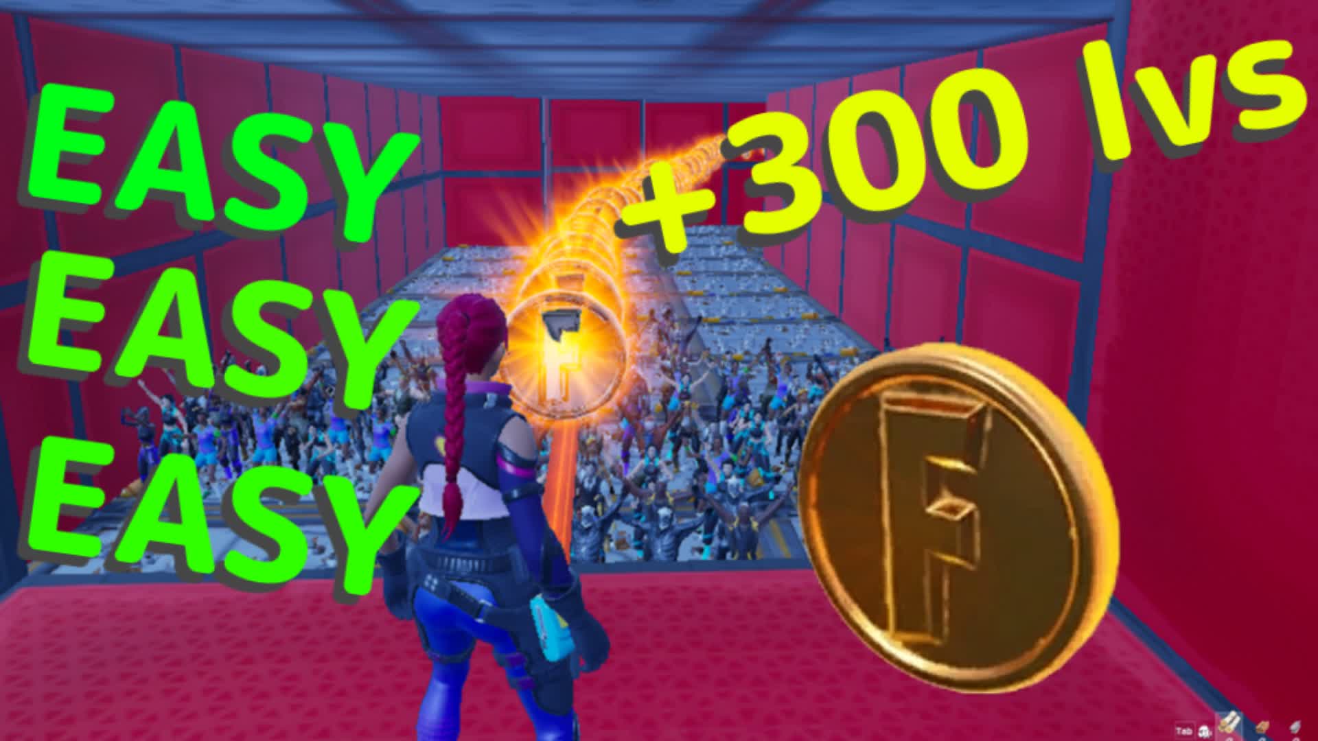 EASY 5 MIN COIN PARKOUR +300 4282-3435-1135 by luchp - Fortnite Creative Map Code - Fortnite.GG