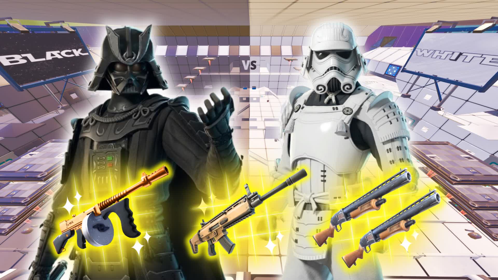 STARWARS BLACK VS WHITE 8740-5792-7647 by cocos_fps - Fortnite Creative ...