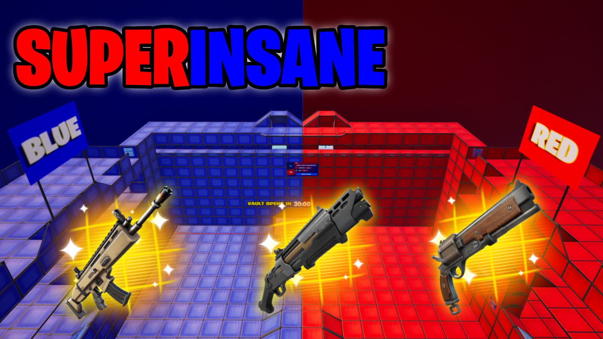 SUPER INSANE RED VS BLUE🔴🔵 7367-1982-7597 by c4t4 - Fortnite Creative ...