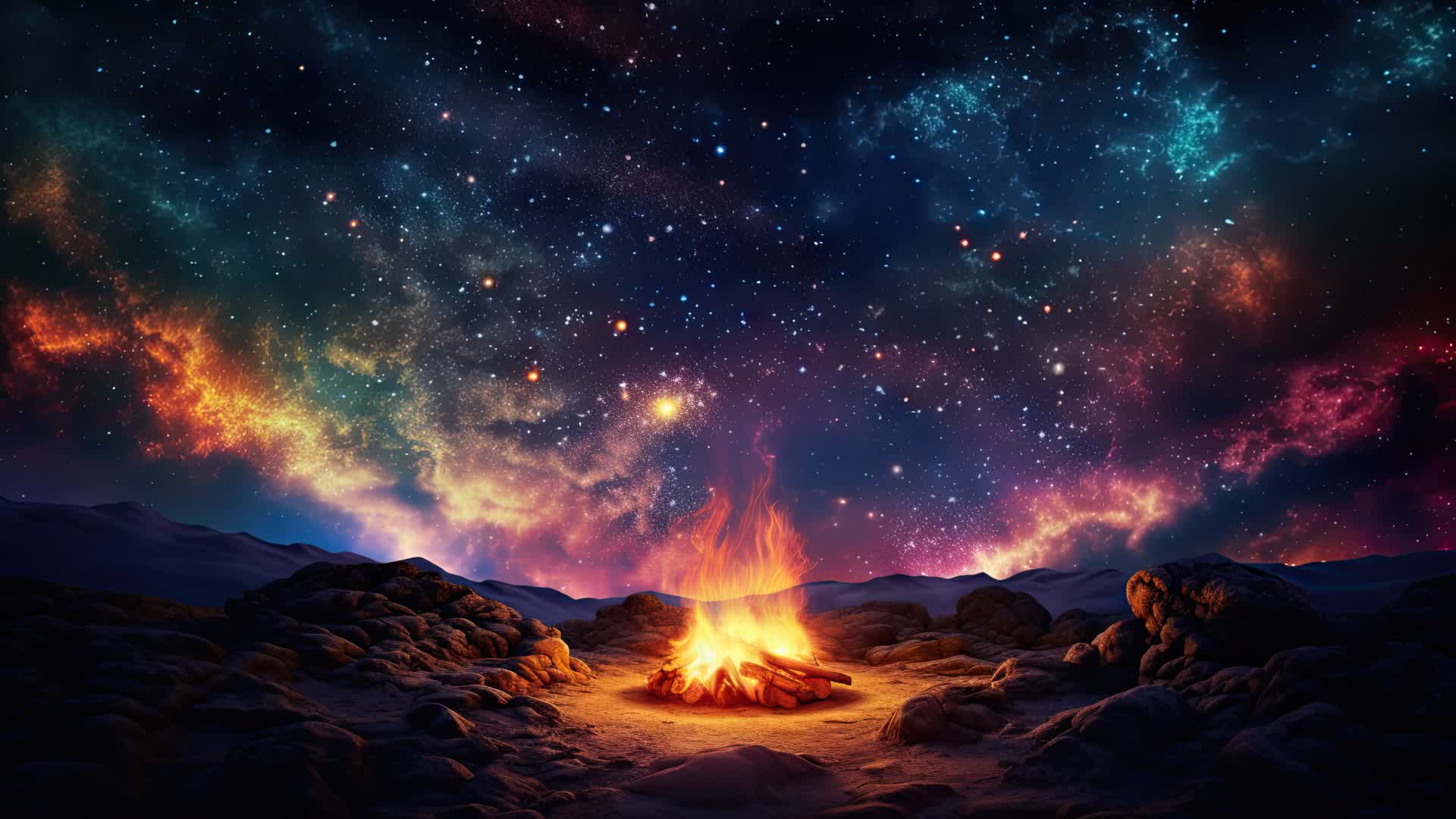 ⭐AFK Galaxy Crackling Campfire🔥 1817-7955-2418 by kingzi - Fortnite Creative Map Code - Fortnite.GG