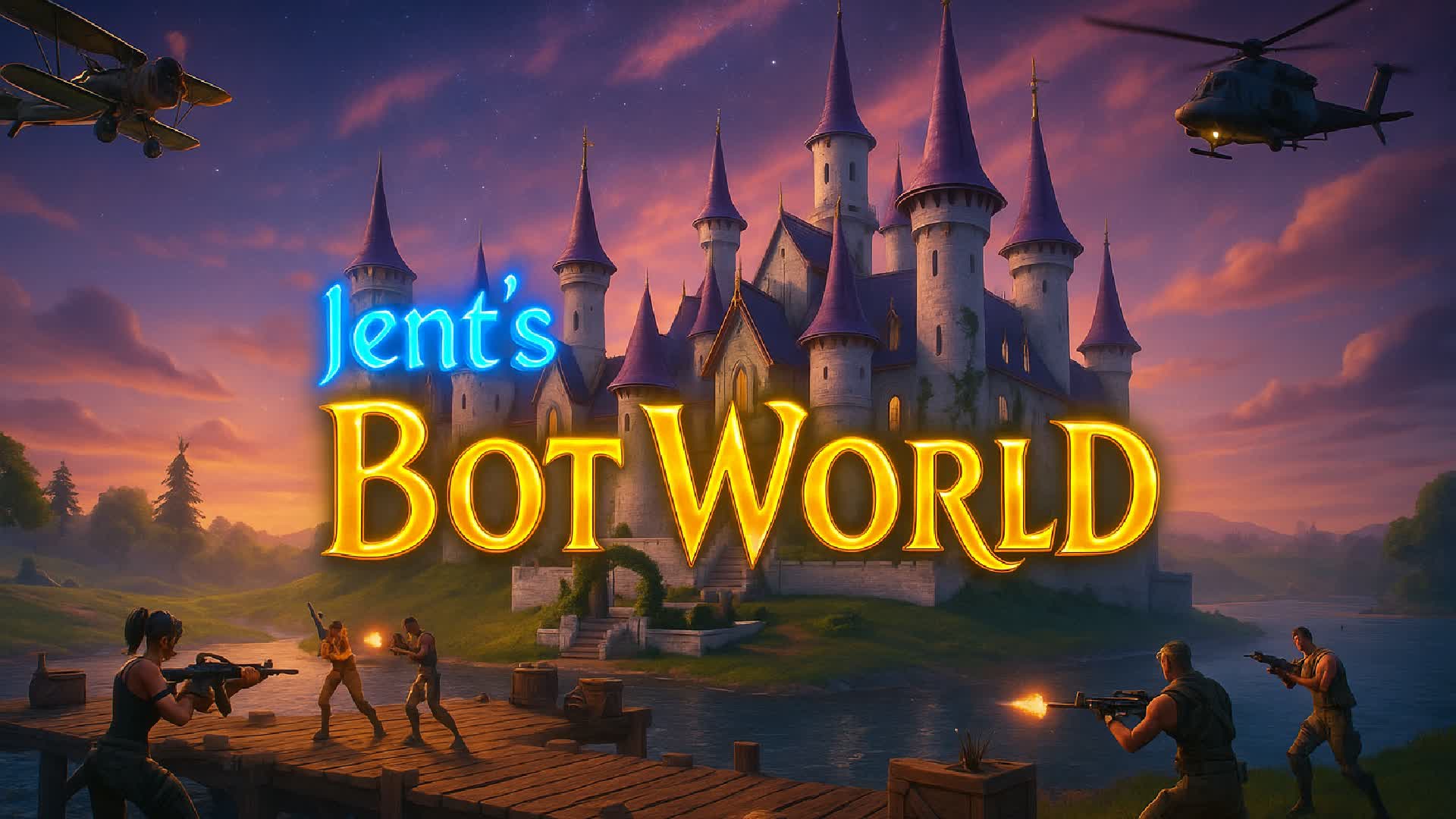 Jent's Bot World 9903-9857-0170 by jentnerd - Fortnite Creative Map Code - Fortnite.GG
