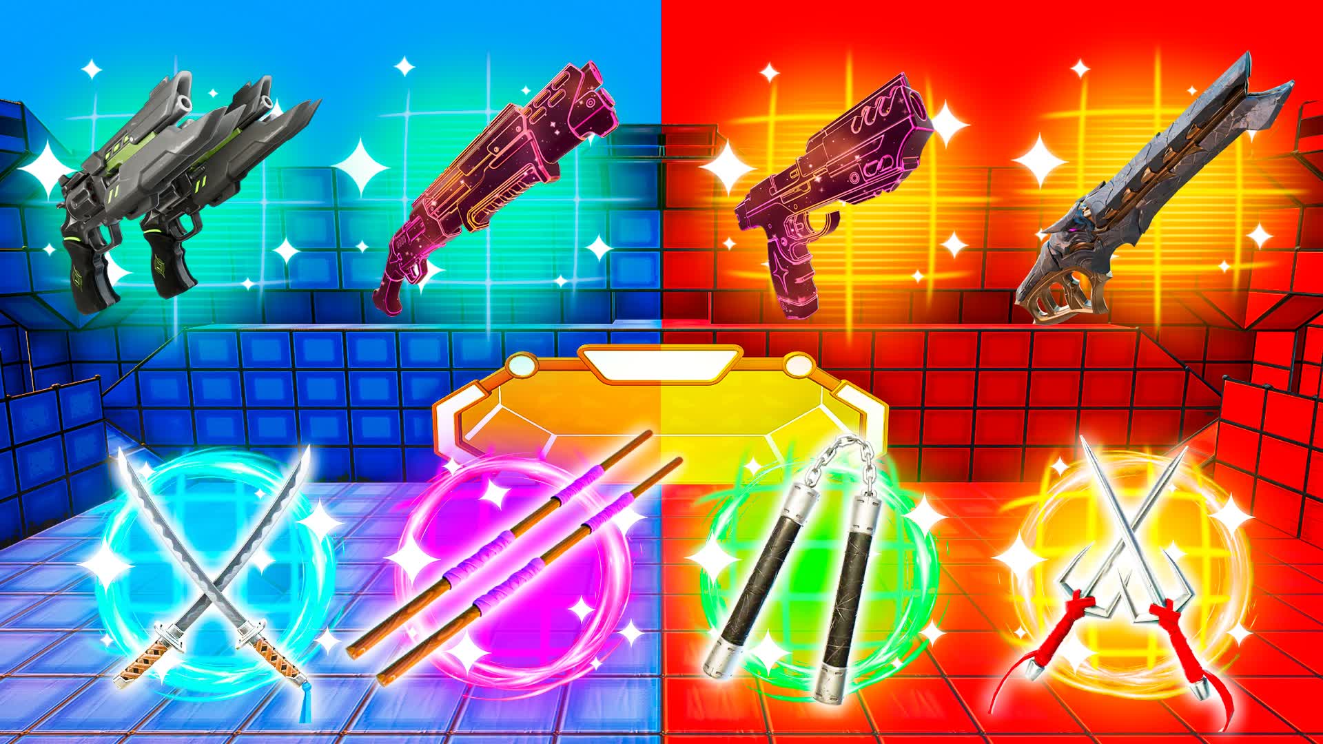 TMNT EPIC RED VS BLUE 🔴🔵 1000-8194-4968 by tristar - Fortnite Creative ...