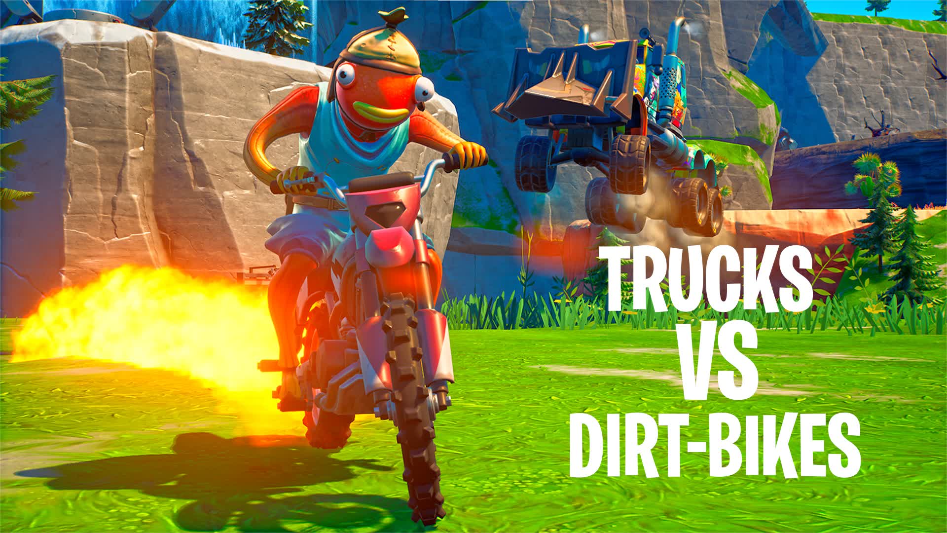 🚚TRUCKS VS DIRT-BIKES🏍️ 2596-8219-1616 by fortxoto - Fortnite.GG
