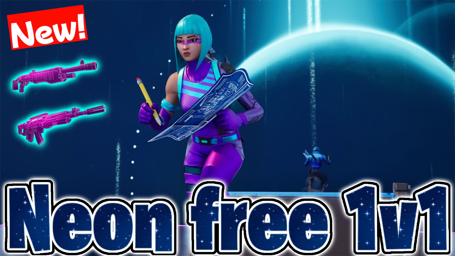 Neon freedom 1v1 7253-7810-9043 by tukikoo - Fortnite Creative Map Code ...